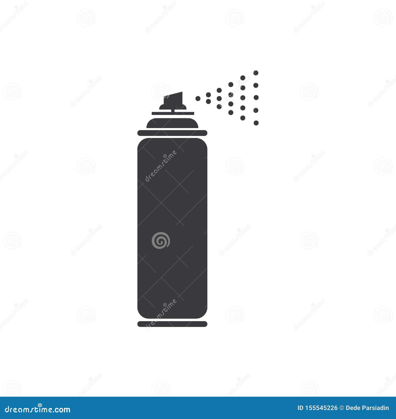 Spray Paint Vector Illustration Icon Logo Template Design Stock Vector ...