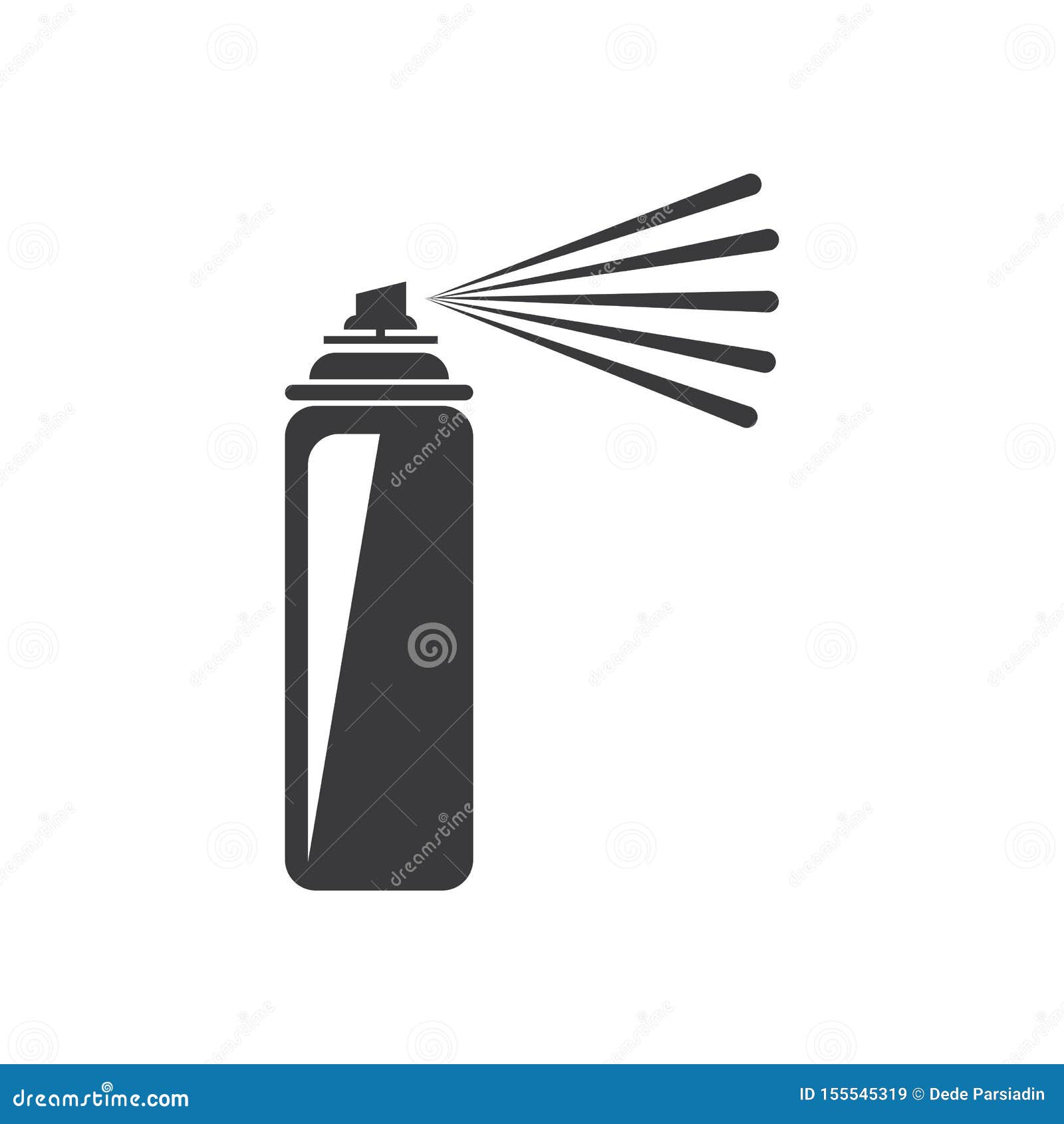 Spray Paint Vector Illustration Icon Logo Template Design Stock Vector ...