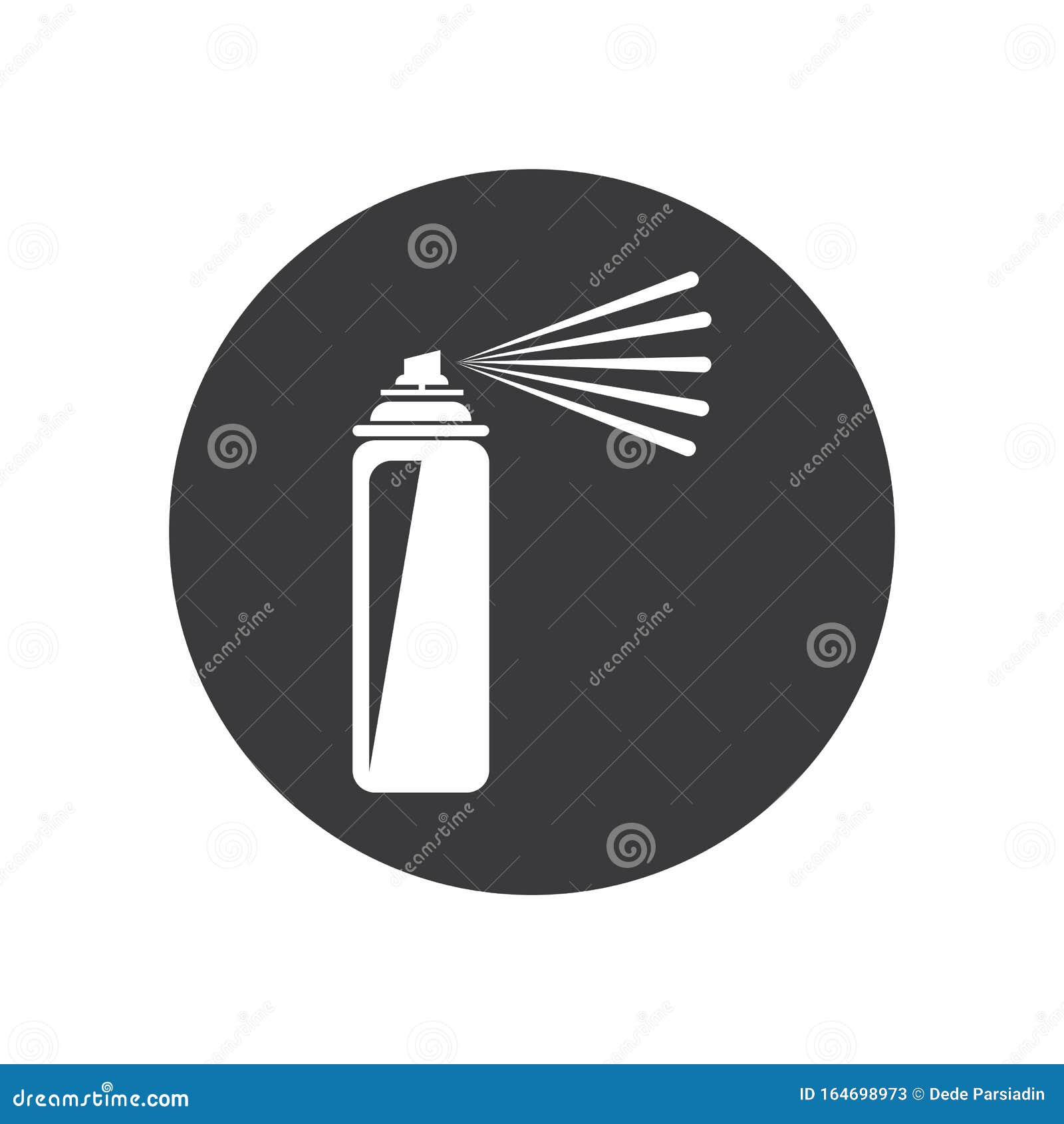 Spray paint stock vector. Illustration of symbol, icon - 164698973