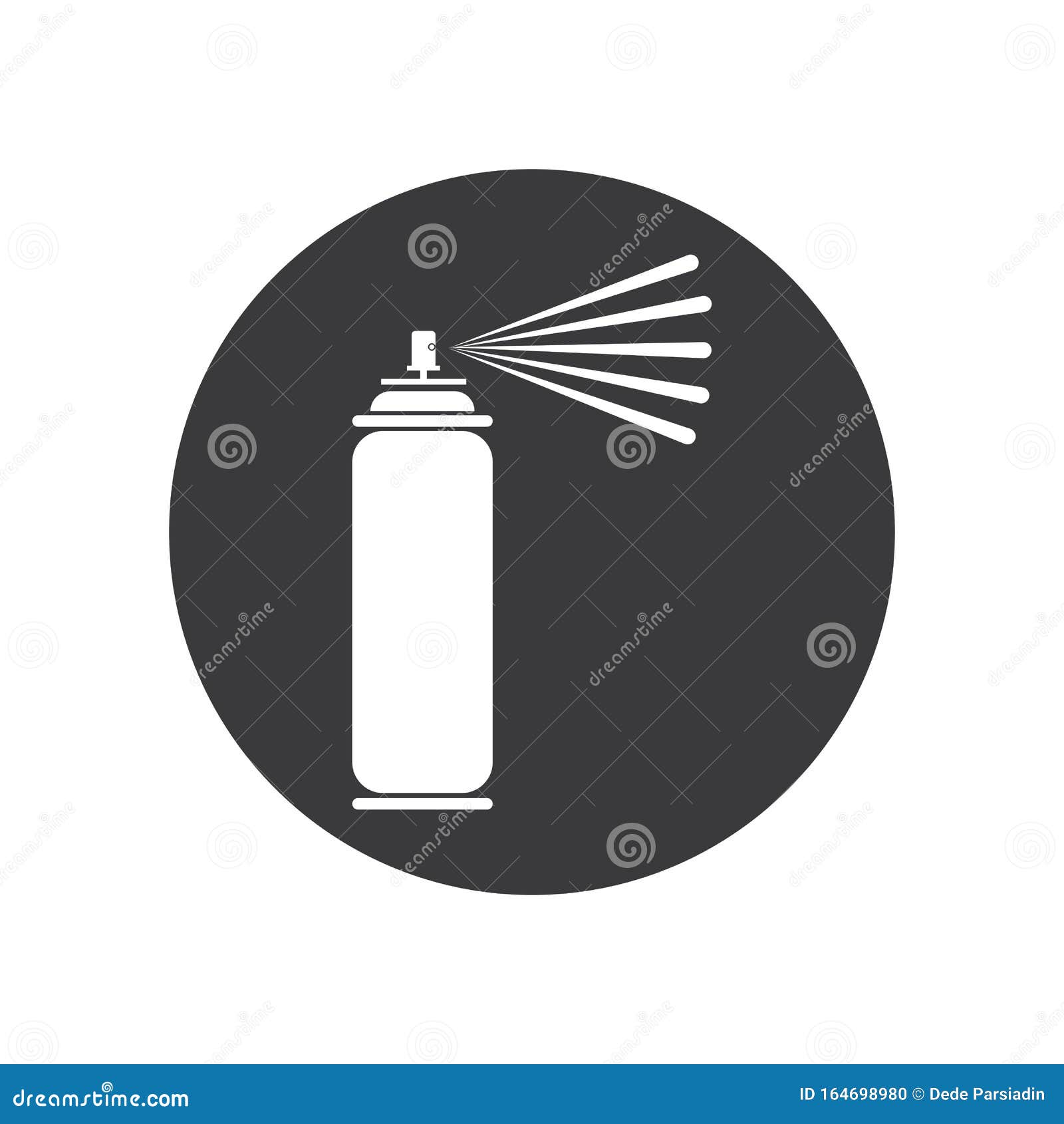 Spray paint stock vector. Illustration of brush, creative - 164698980
