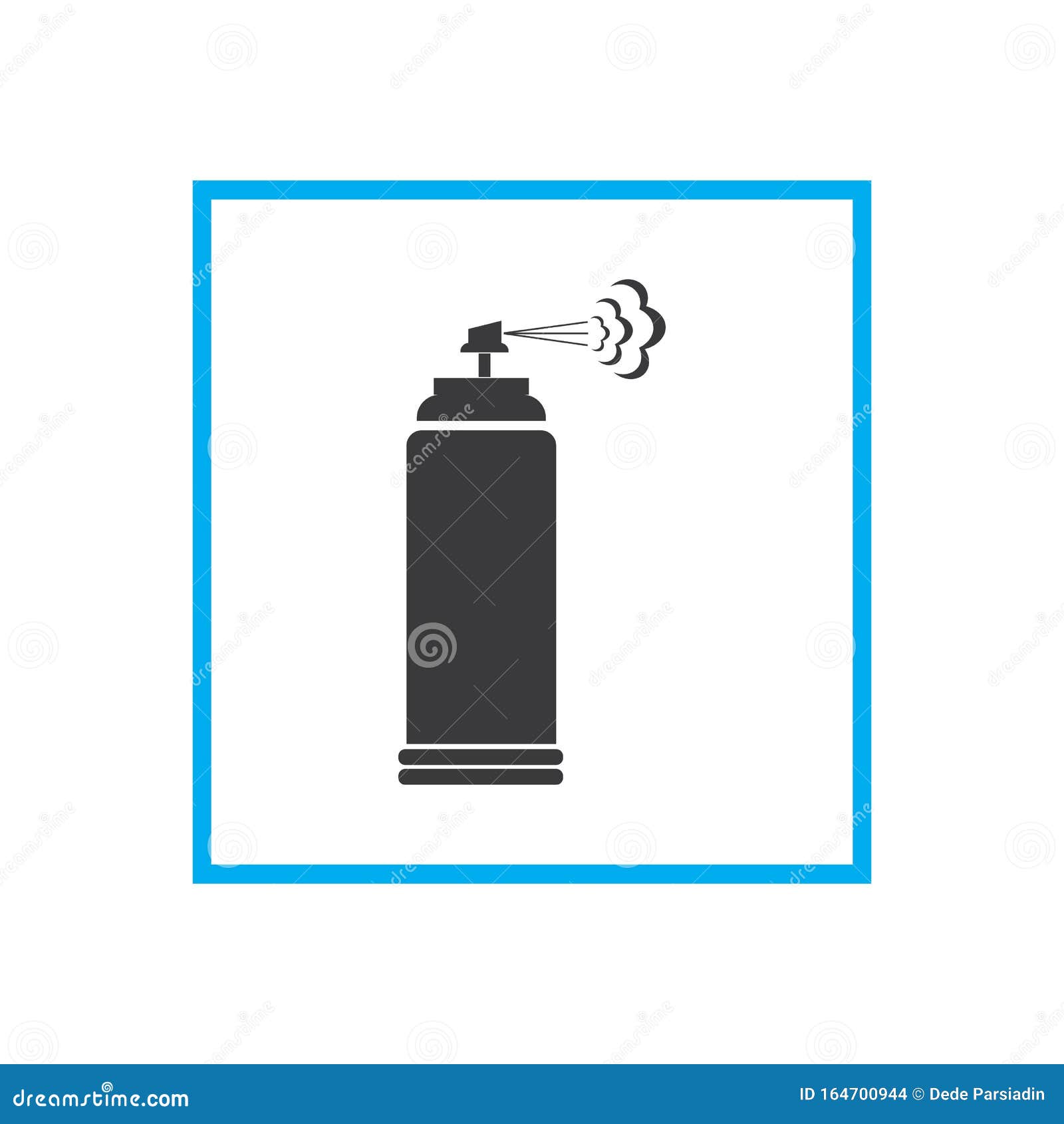 Spray paint stock illustration. Illustration of sign - 164700944