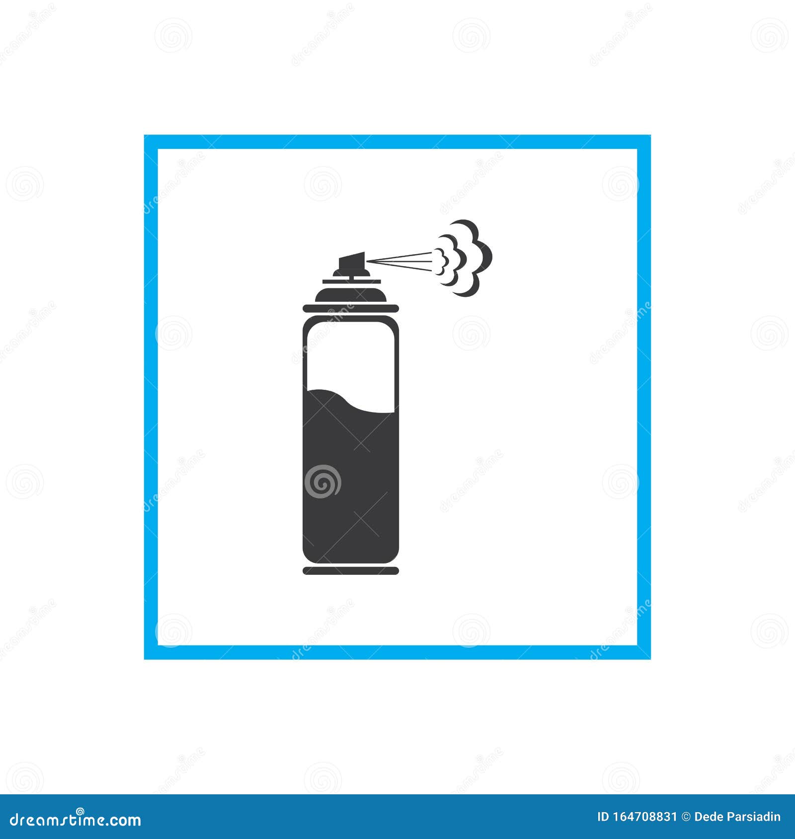 Spray paint stock vector. Illustration of sprayer, shape - 164708831