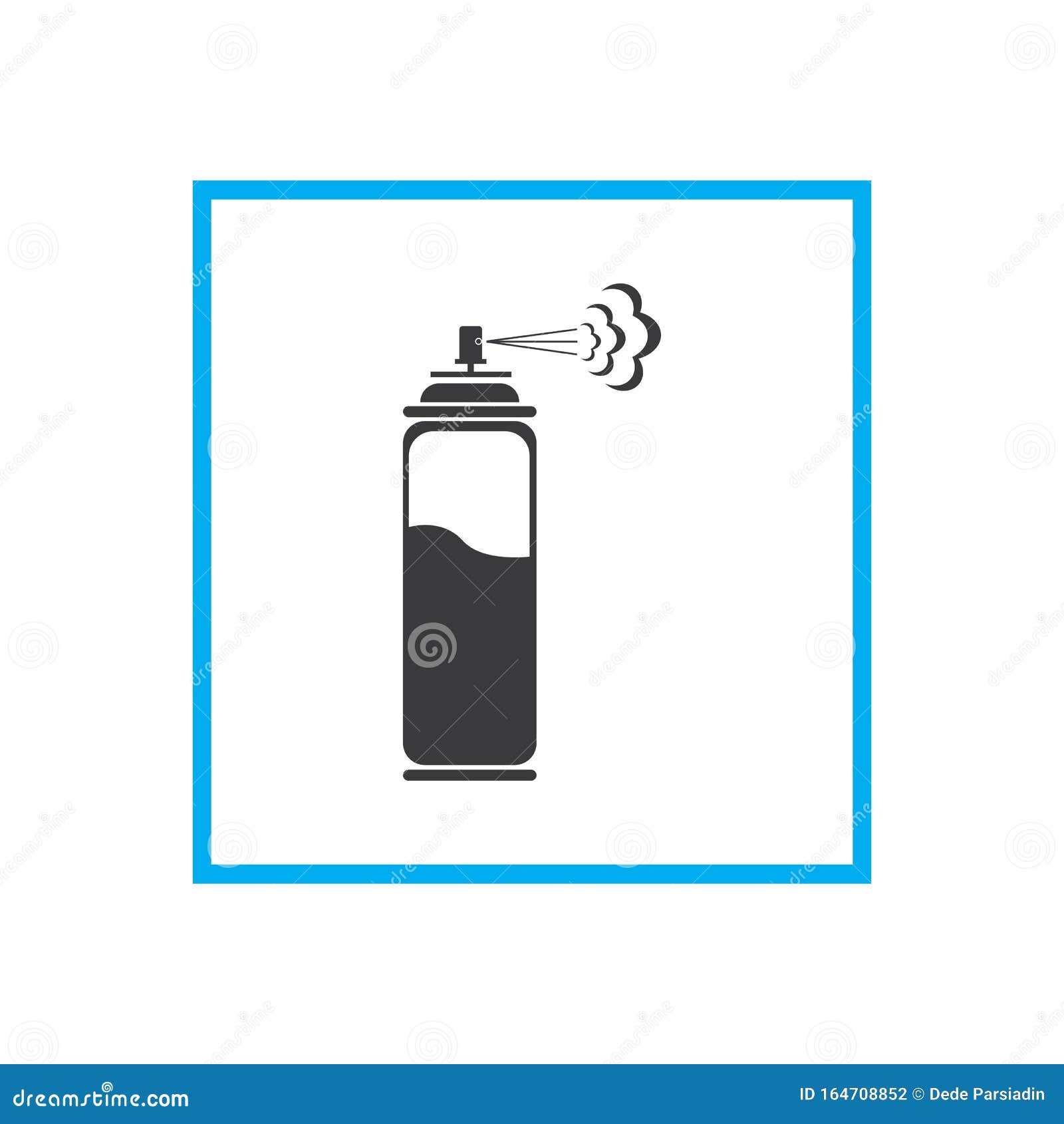 Spray paint stock vector. Illustration of blob, painter - 164708852
