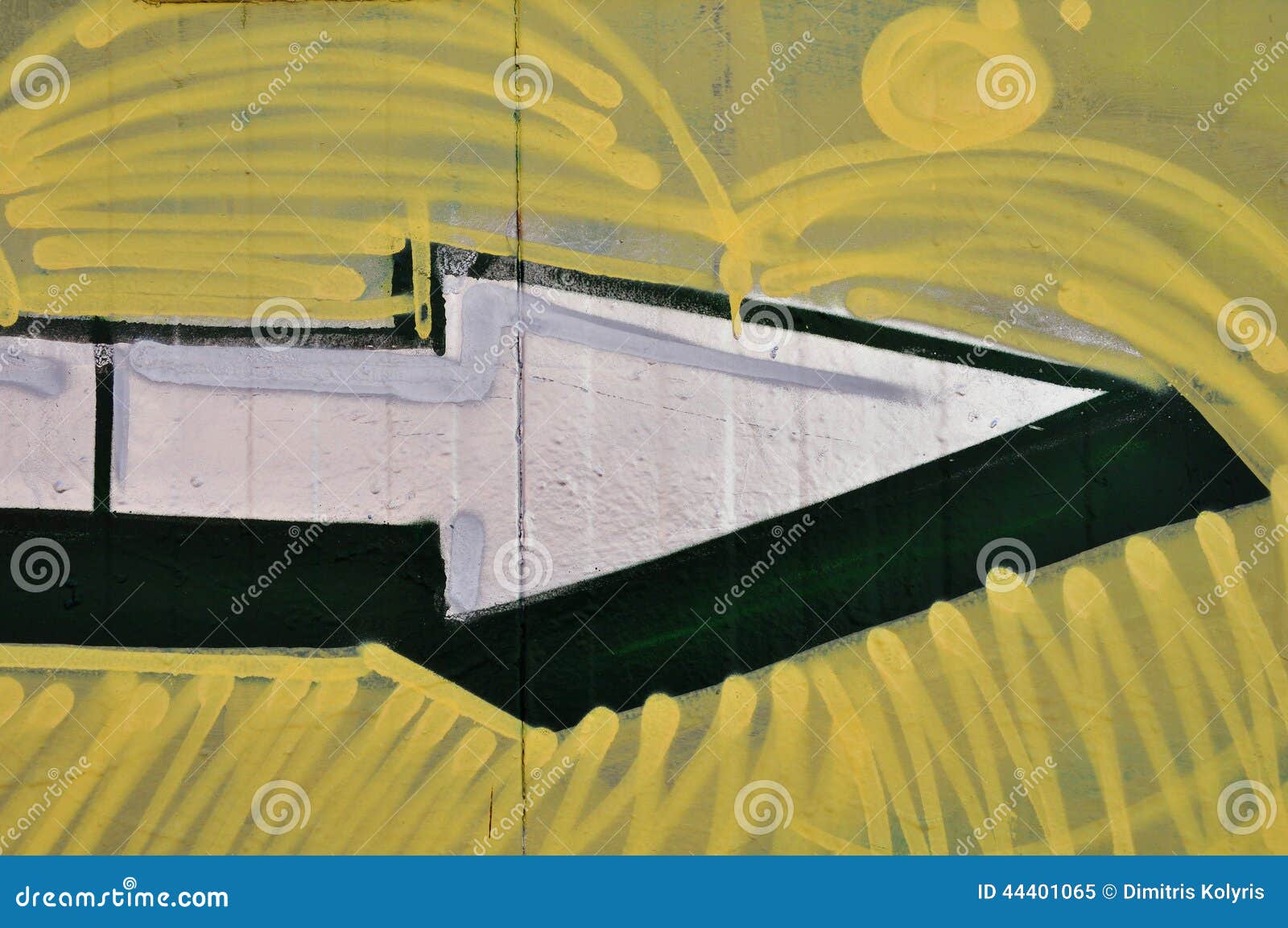 Spray painted arrow stock image. Image of painted, smudged - 44401065