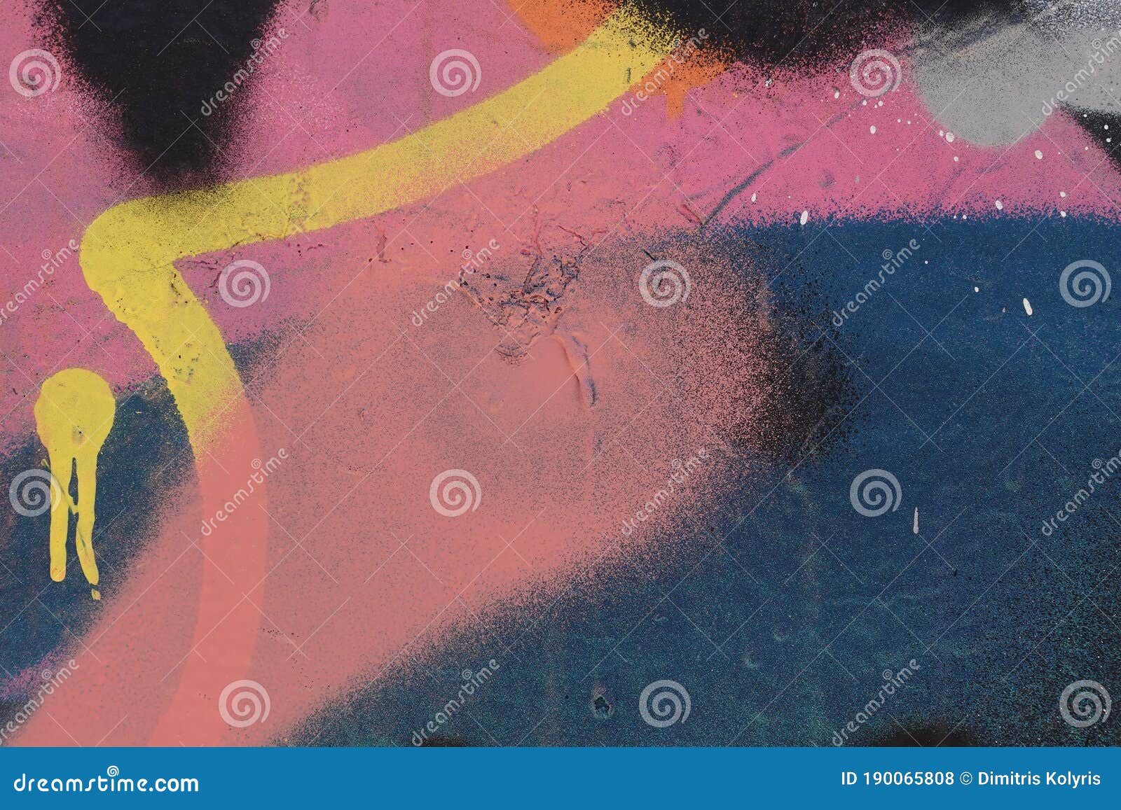 Spray Painted Shapes Background Stock Photo - Image of colorful ...