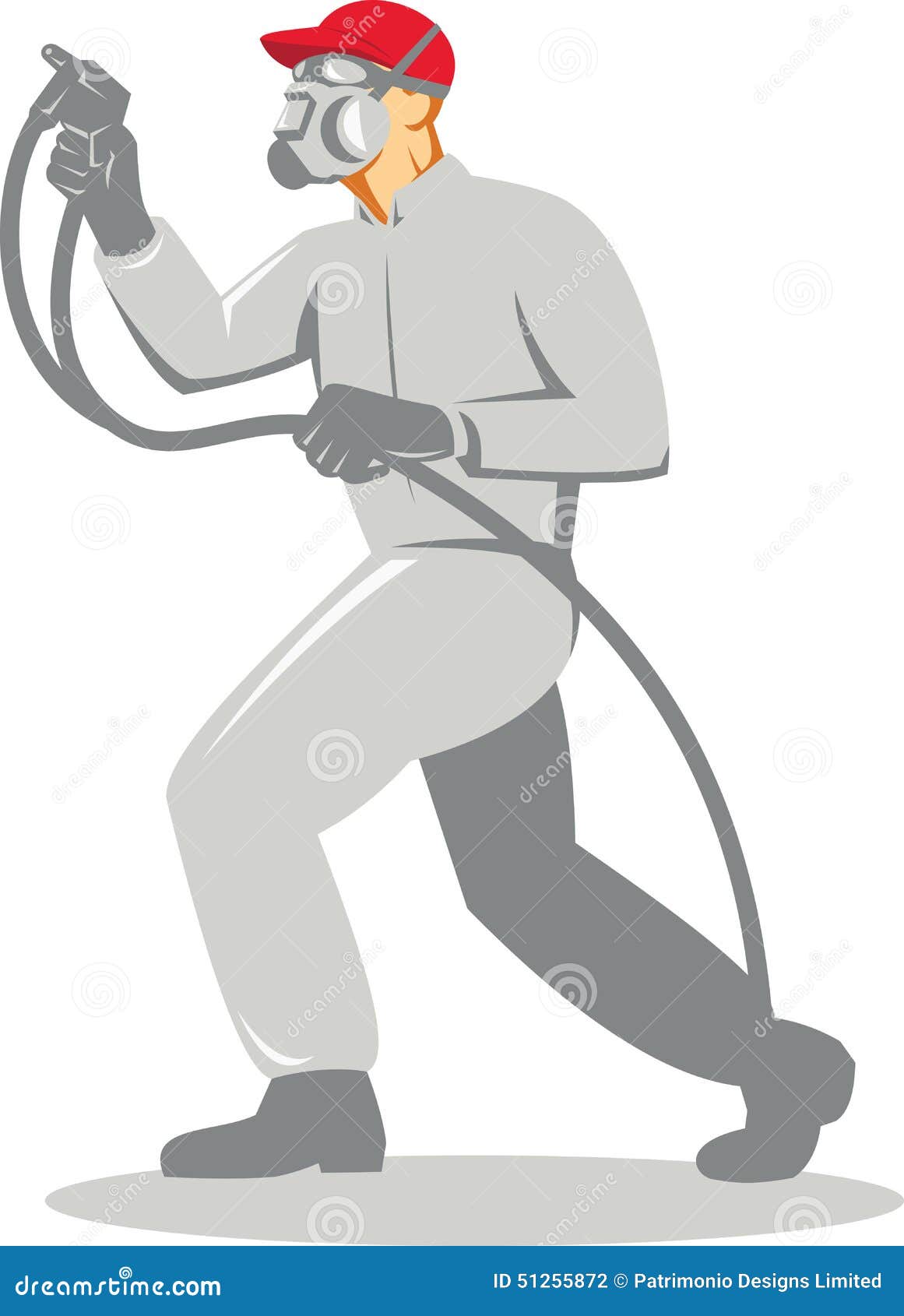 Man Spraying Paint Stock Illustrations – 129 Man Spraying Paint Stock ...