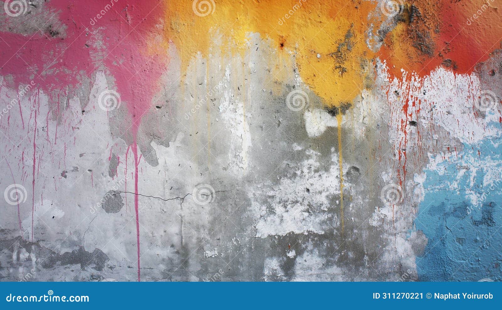 Spray Painting Concrete Wall Splatter Stain Old Texture Illustration by ...