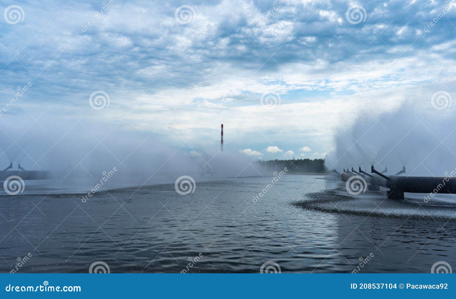 Spray Ponds Pools for Cooling Water in Nuclear and Electro Power Plant ...