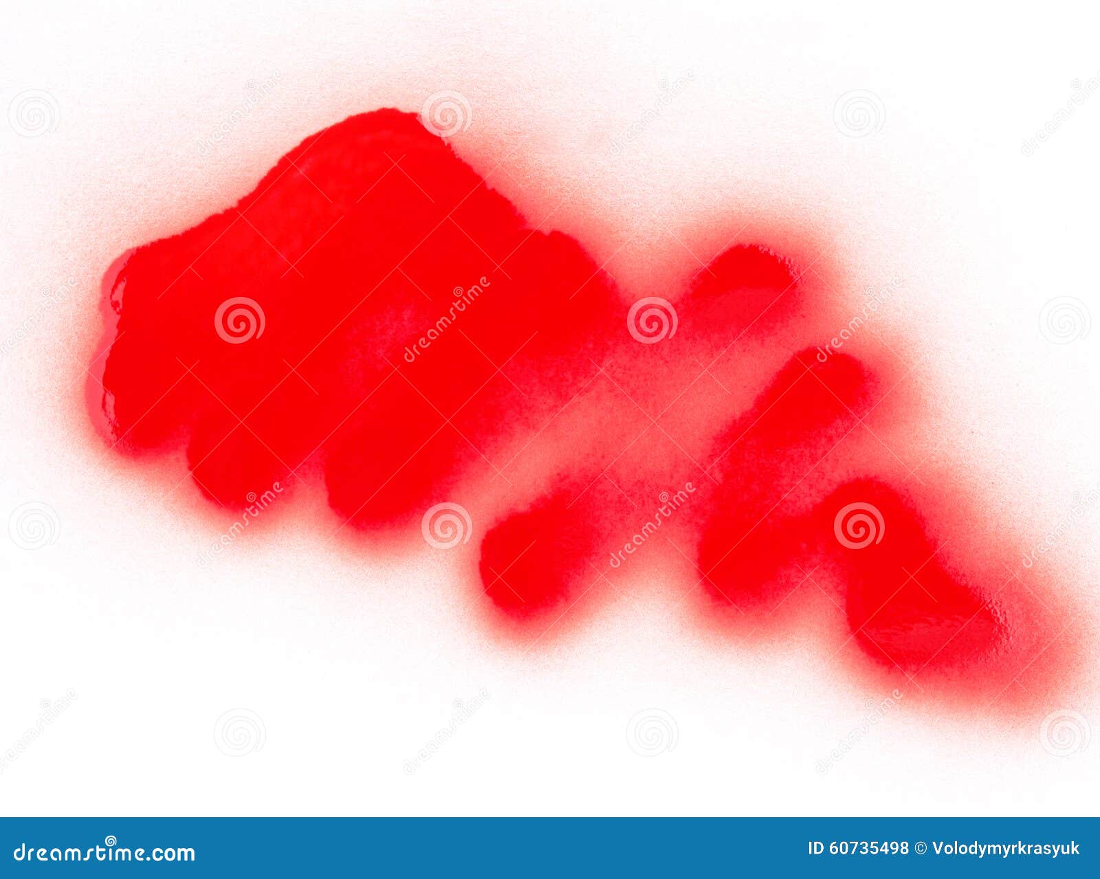 Spray red paint splatters stock photo. Image of messy - 60735498