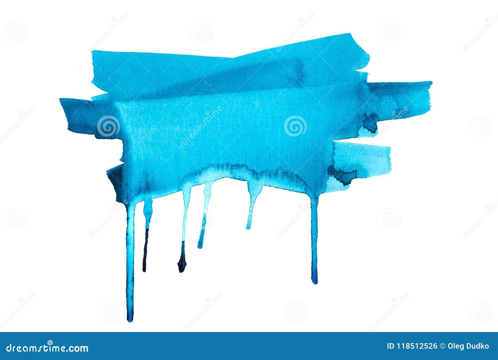 Spray Paint Splatter Blue