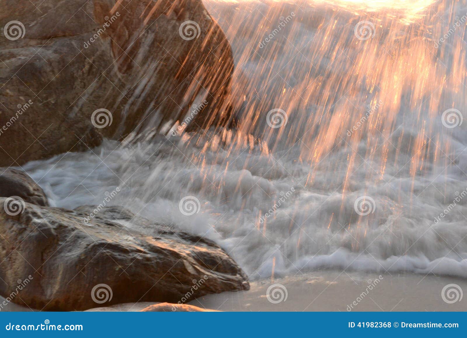 Spray of sunset stock photo. Image of mysterious, slow - 41982368