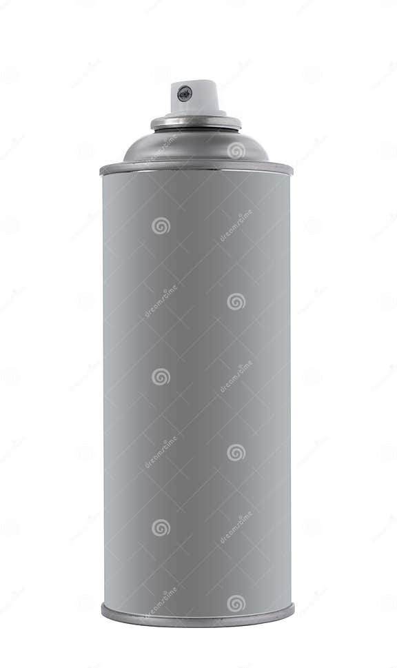Spray tin stock illustration. Illustration of hand, object - 12658777