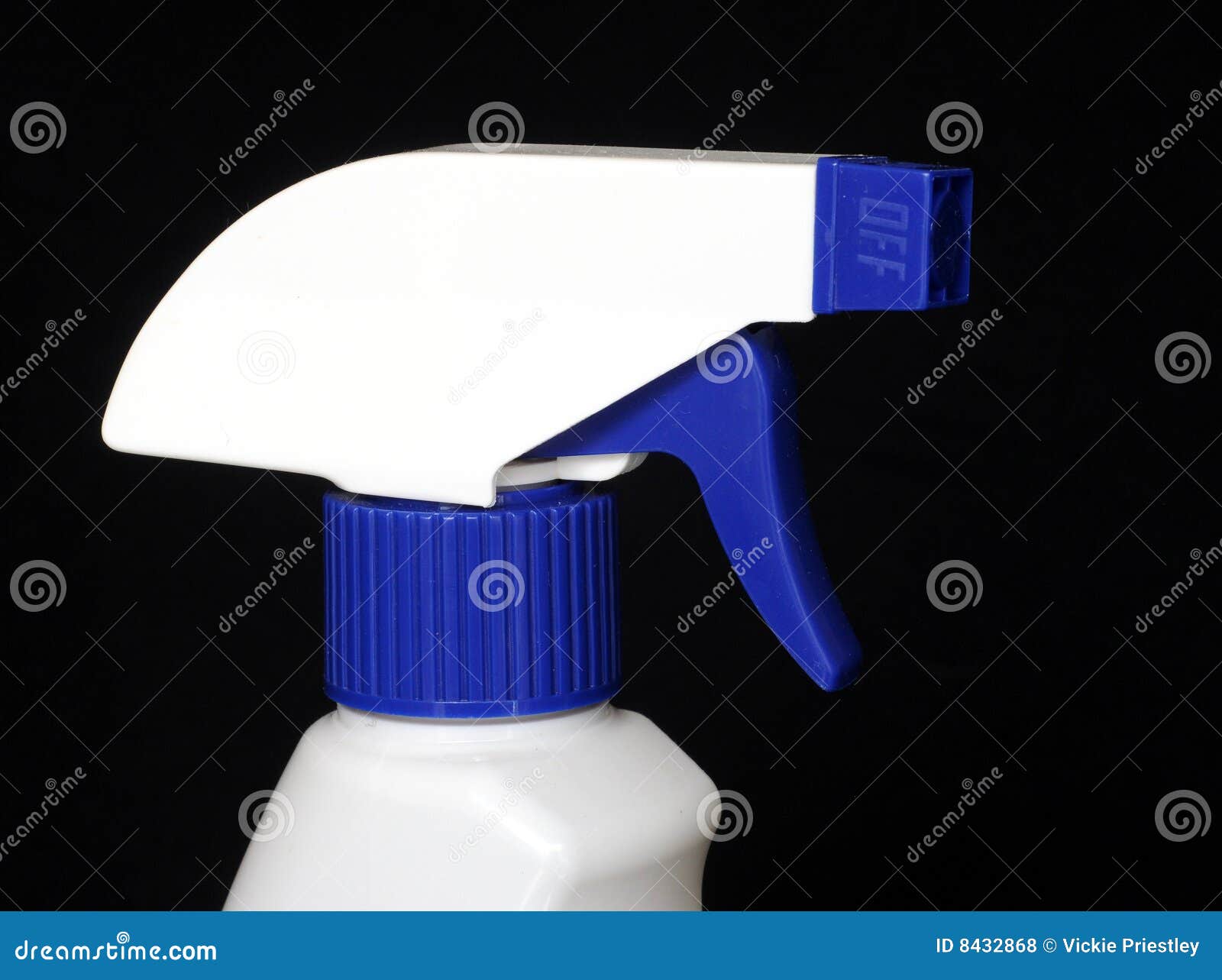 Spray top stock photo. Image of black, trigger, bottle - 8432868