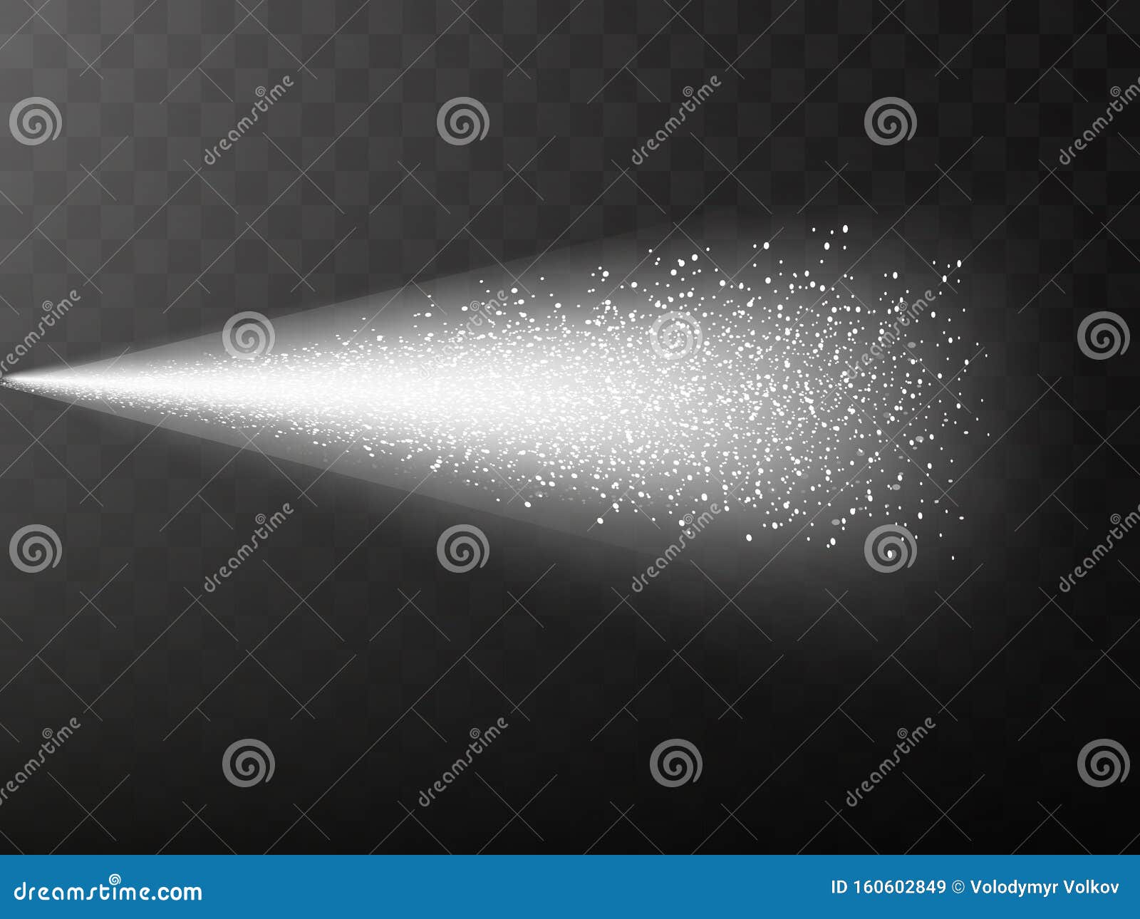 Spray Water Spray Mist for Design Transparent Background. Vector ...