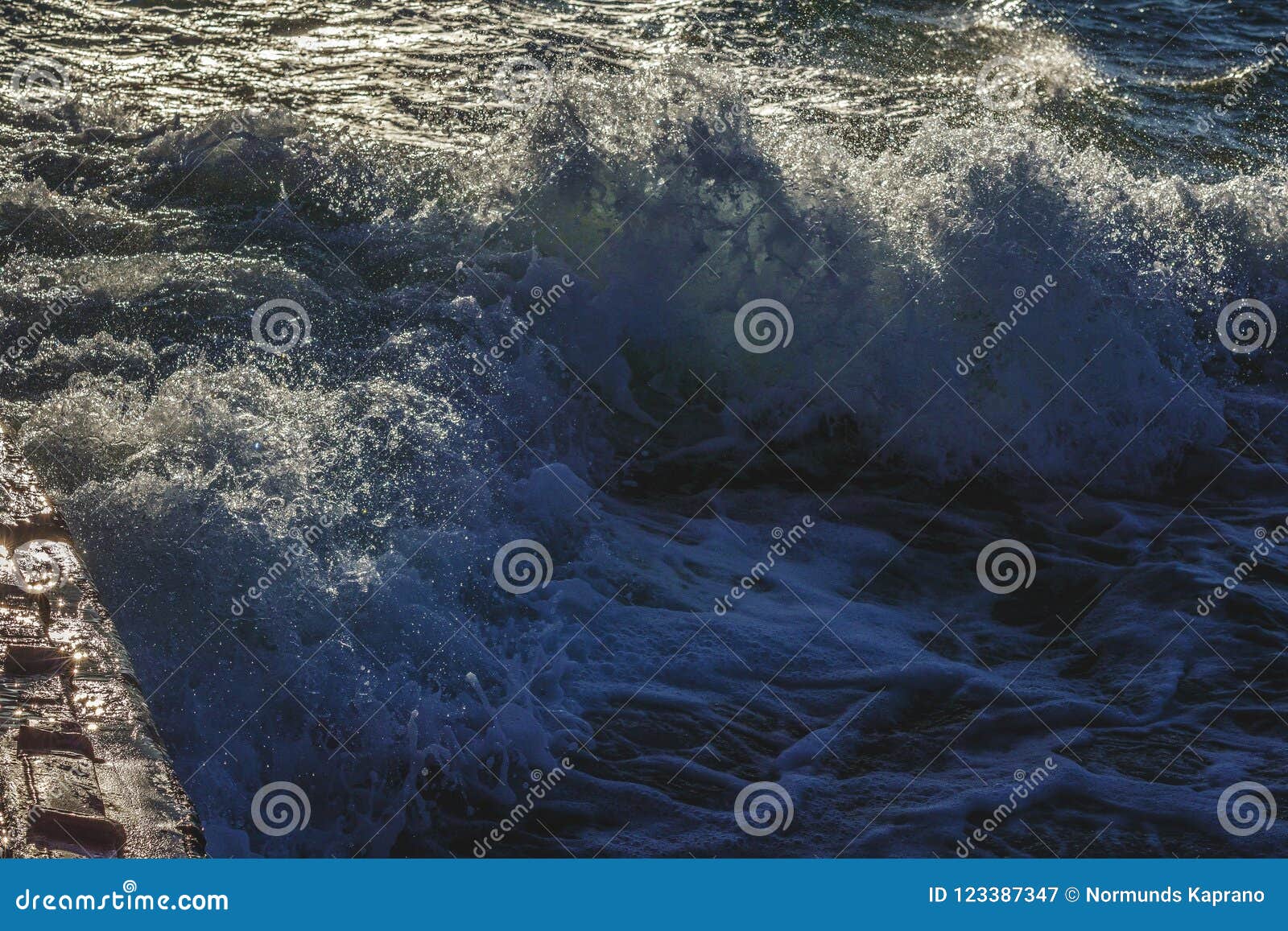 Spray of Water Splashes Out of Boat Stock Image - Image of coast ...