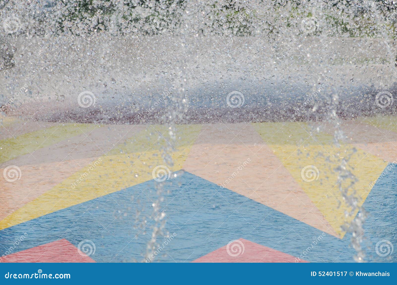 Sprayed Water from the Fountain Stock Image - Image of park, spray ...