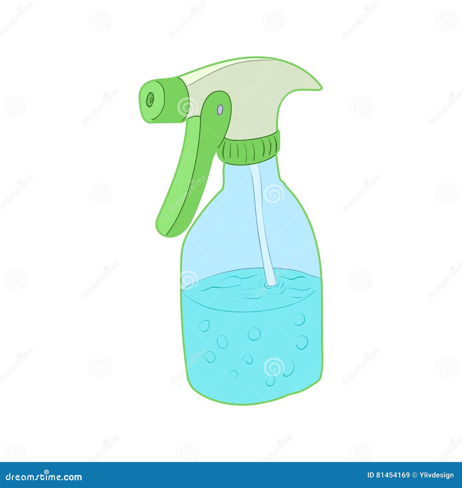 Sprayer Bottle Icon in Cartoon Style Stock Vector - Illustration of ...