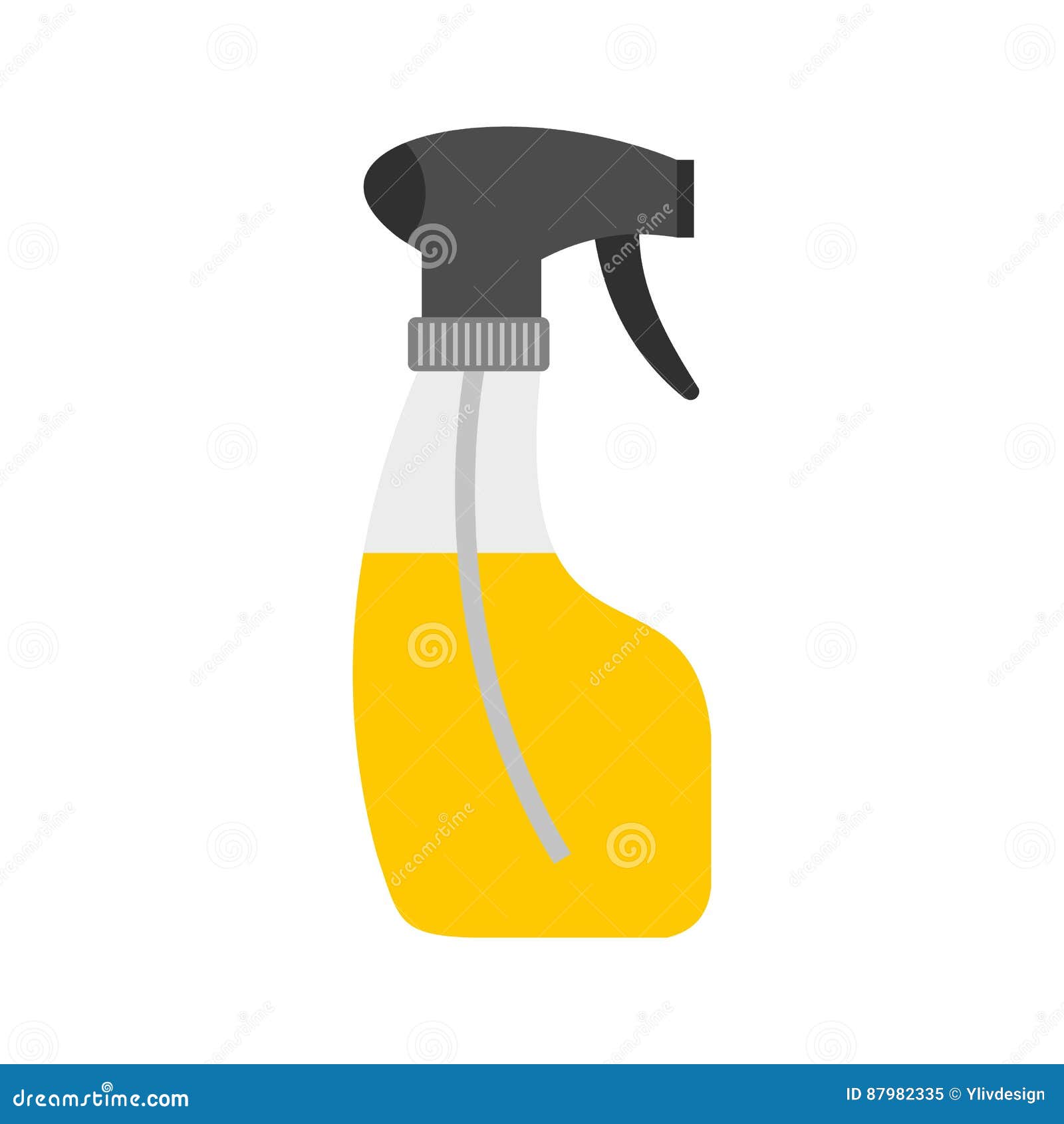 Sprayer Bottle Icon, Flat Style Stock Vector - Illustration of ...