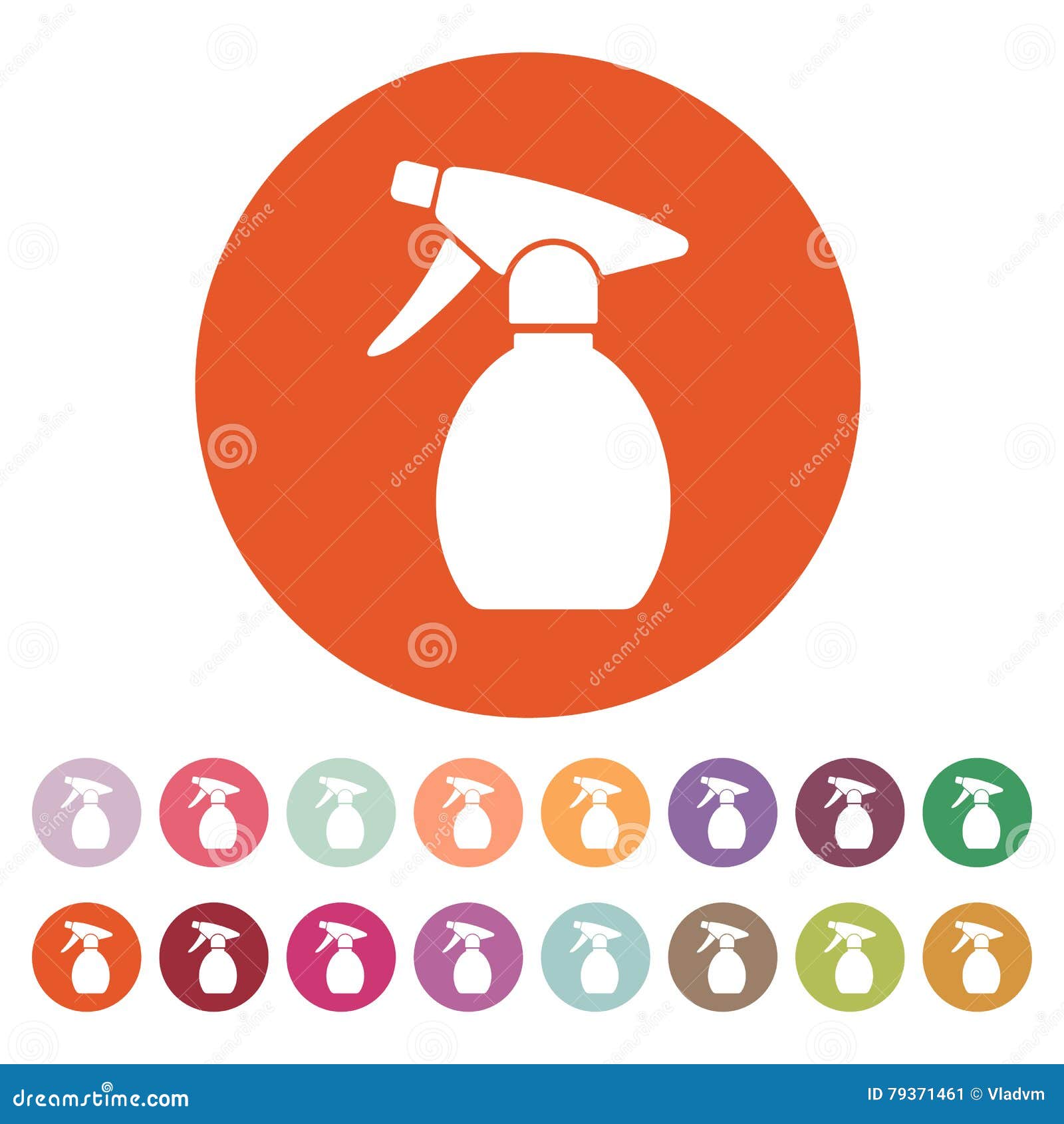 The Sprayer Icon. Atomizer Symbol Stock Vector - Illustration of icon ...