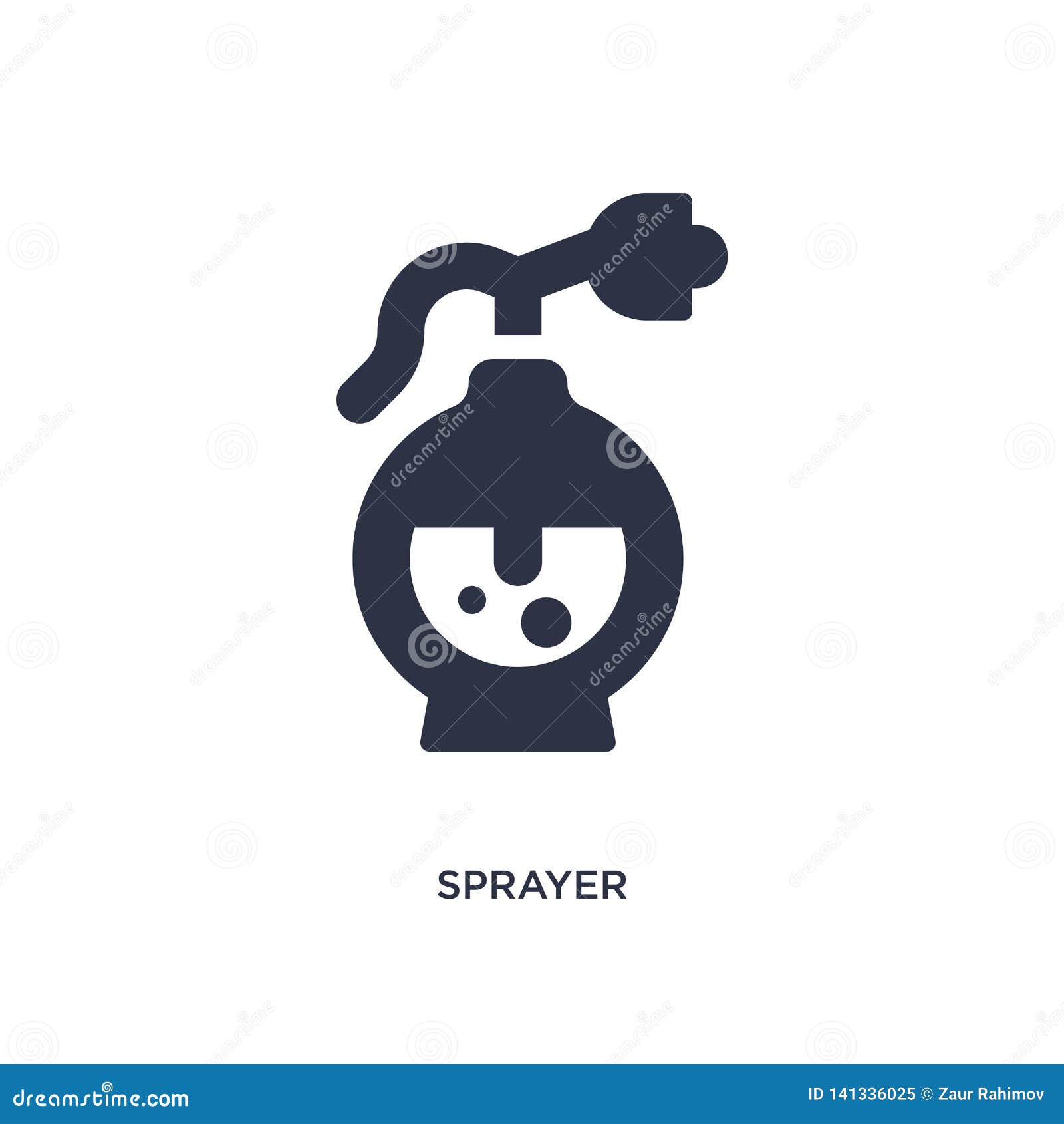 Sprayer Icon on White Background. Simple Element Illustration from ...