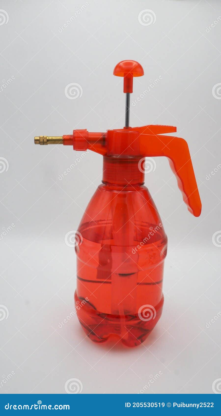 Sprayer Red Color Side Angle View Isolated on White Background Stock ...