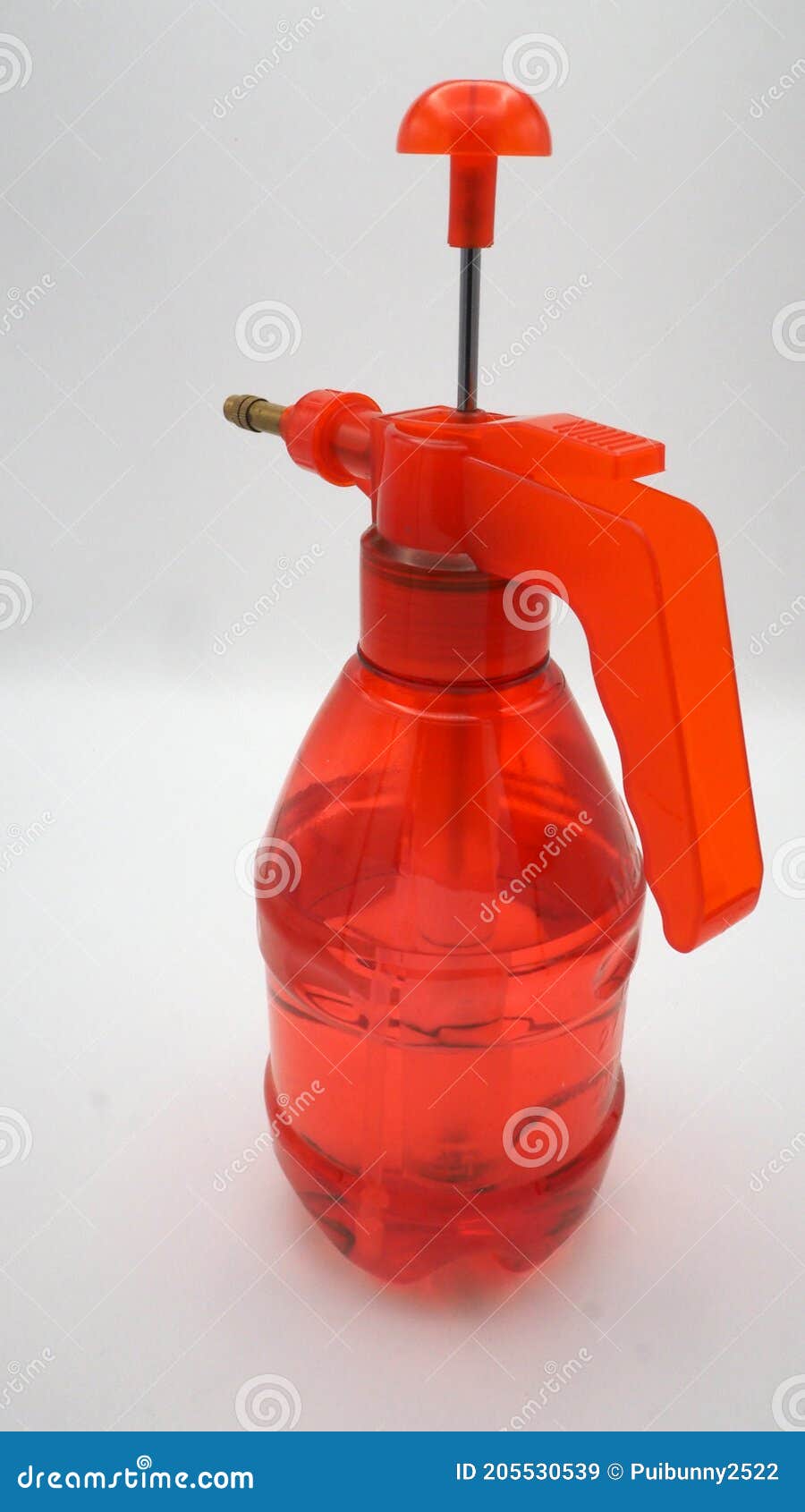 Sprayer Red Color Side Angle View Isolated on White Background Stock ...