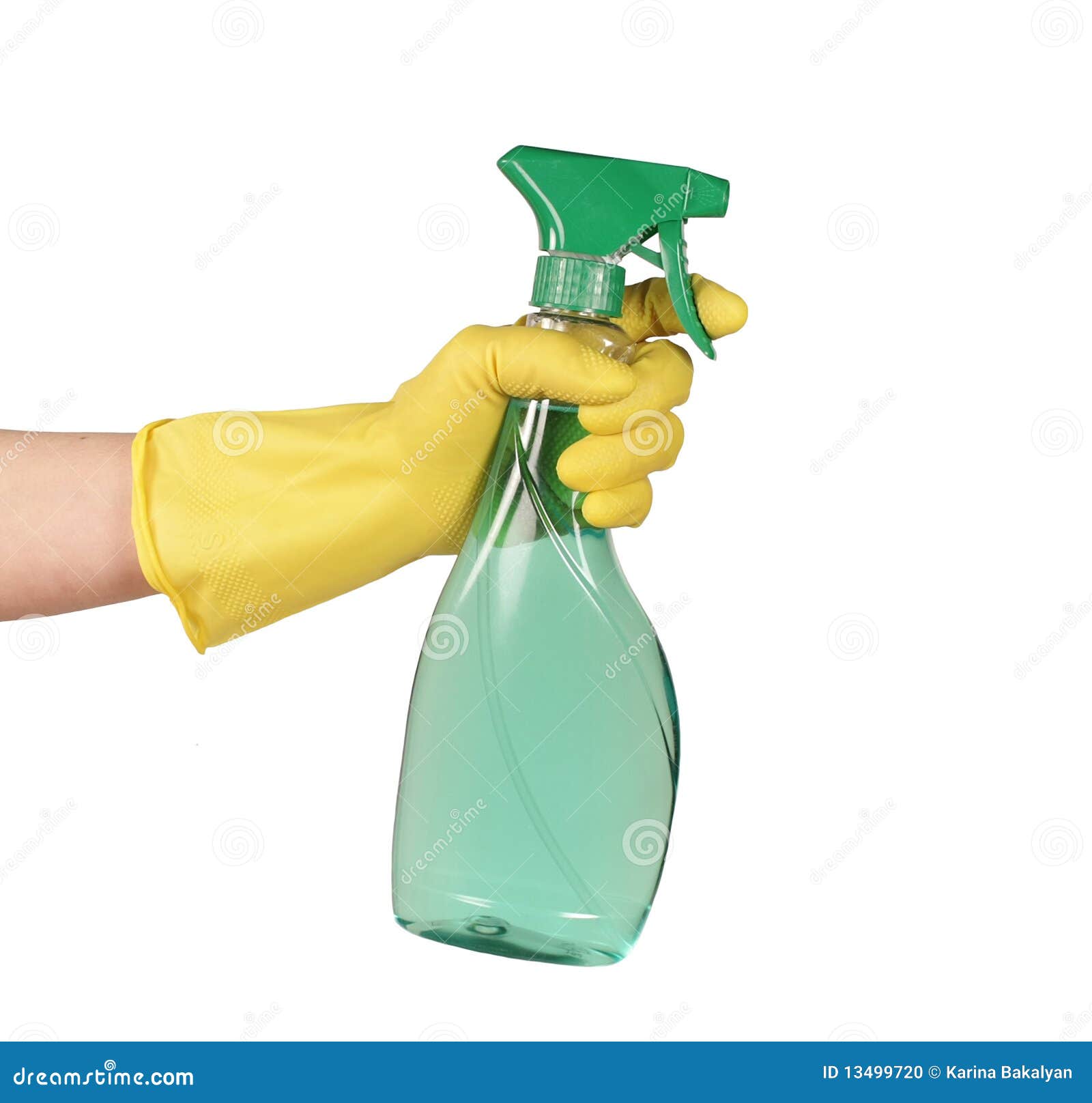 Spraying stock photo. Image of household, hygiene, hand - 13499720