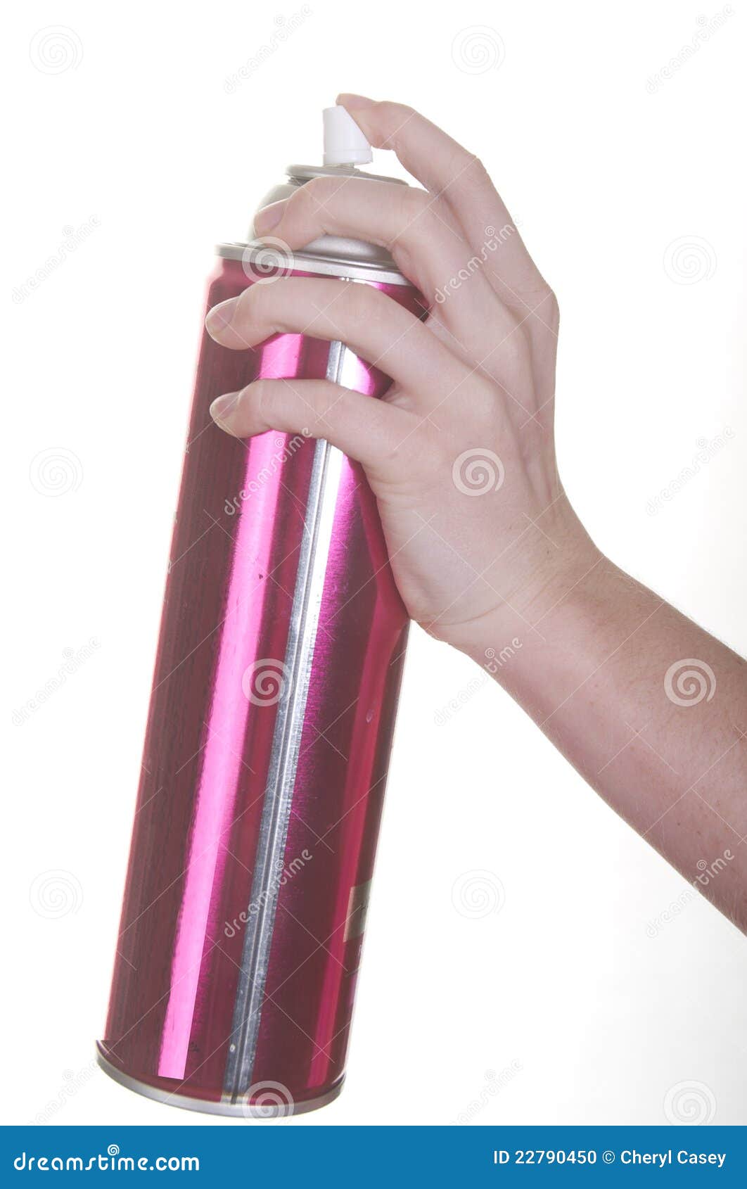 Spraying can stock photo. Image of pink, chloroflorocarbon - 22790450