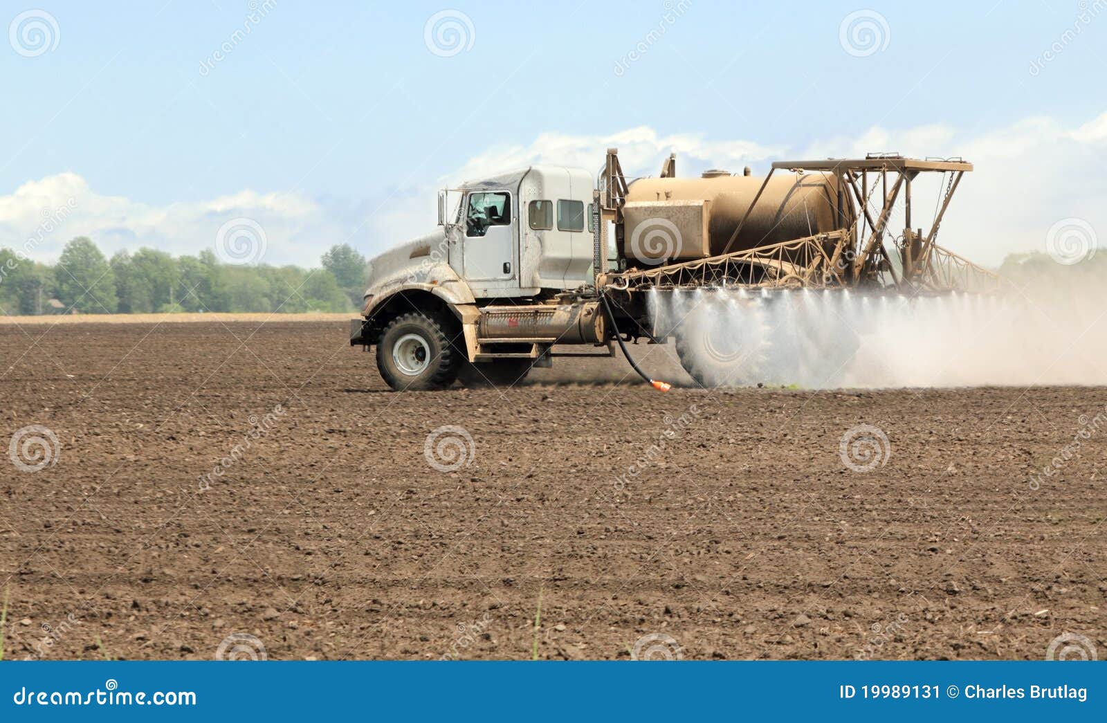 Spraying Farmland stock image. Image of farming, sprayer - 19989131