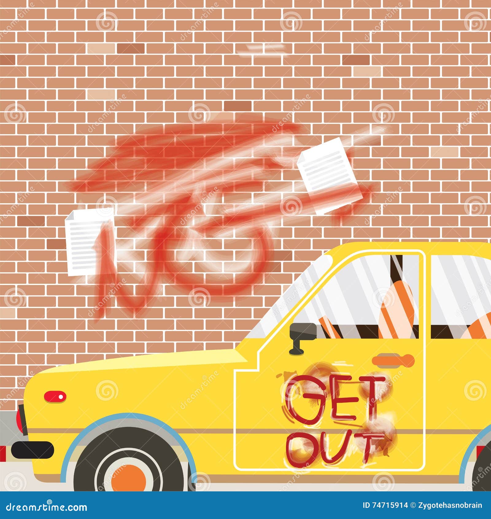 Get Out Car Stock Illustrations – 34 Get Out Car Stock Illustrations ...