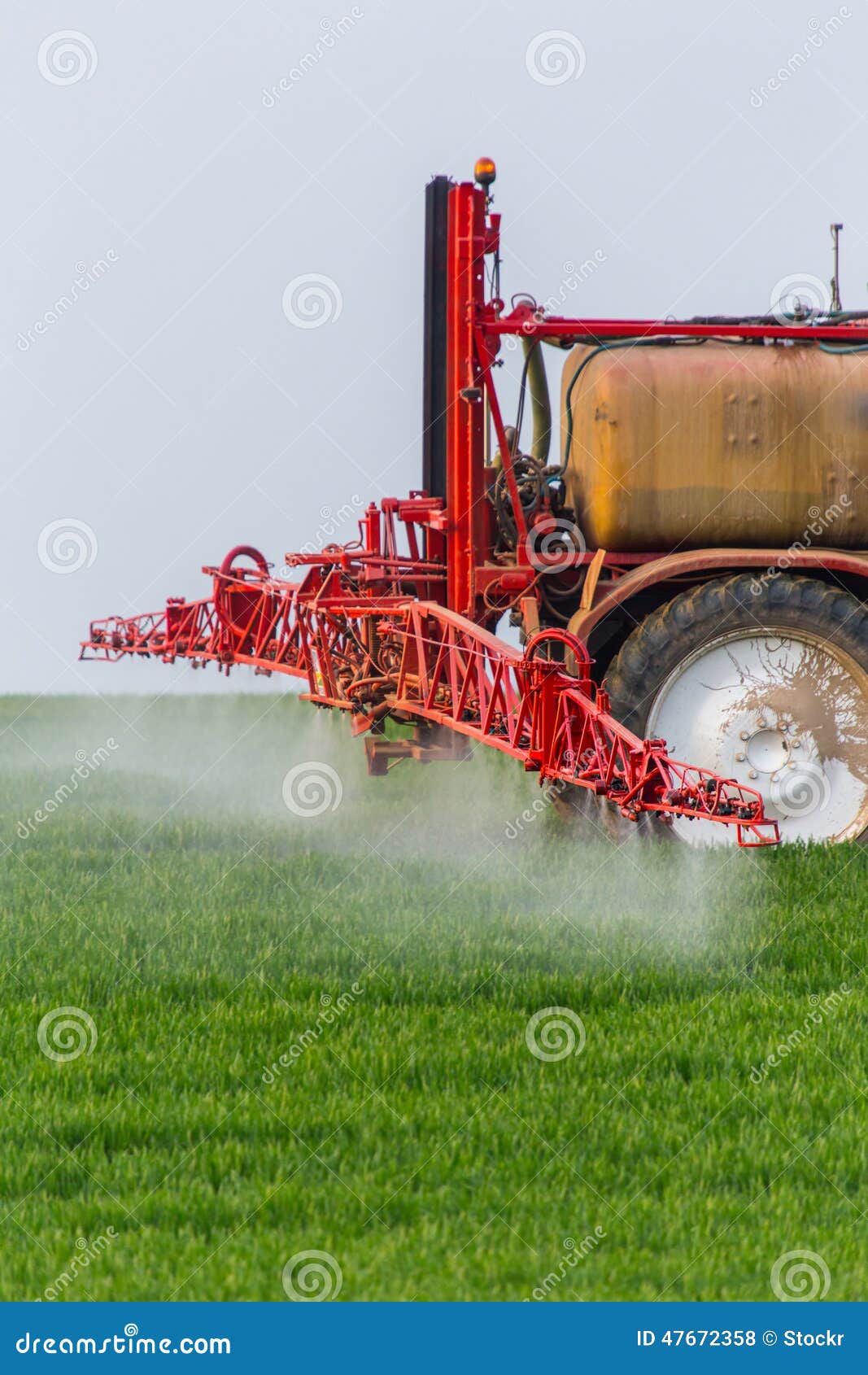 Spraying Machine For Execution Of Road Signs Stock Photo ...