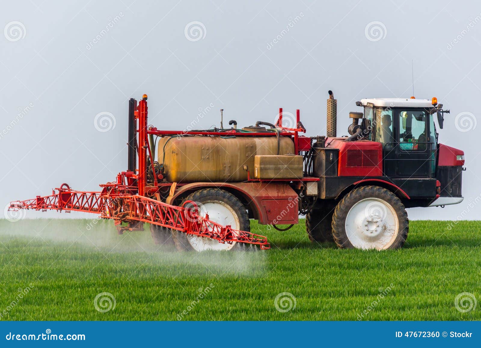 Spraying machine stock photo. Image of evening, equipment - 47672360