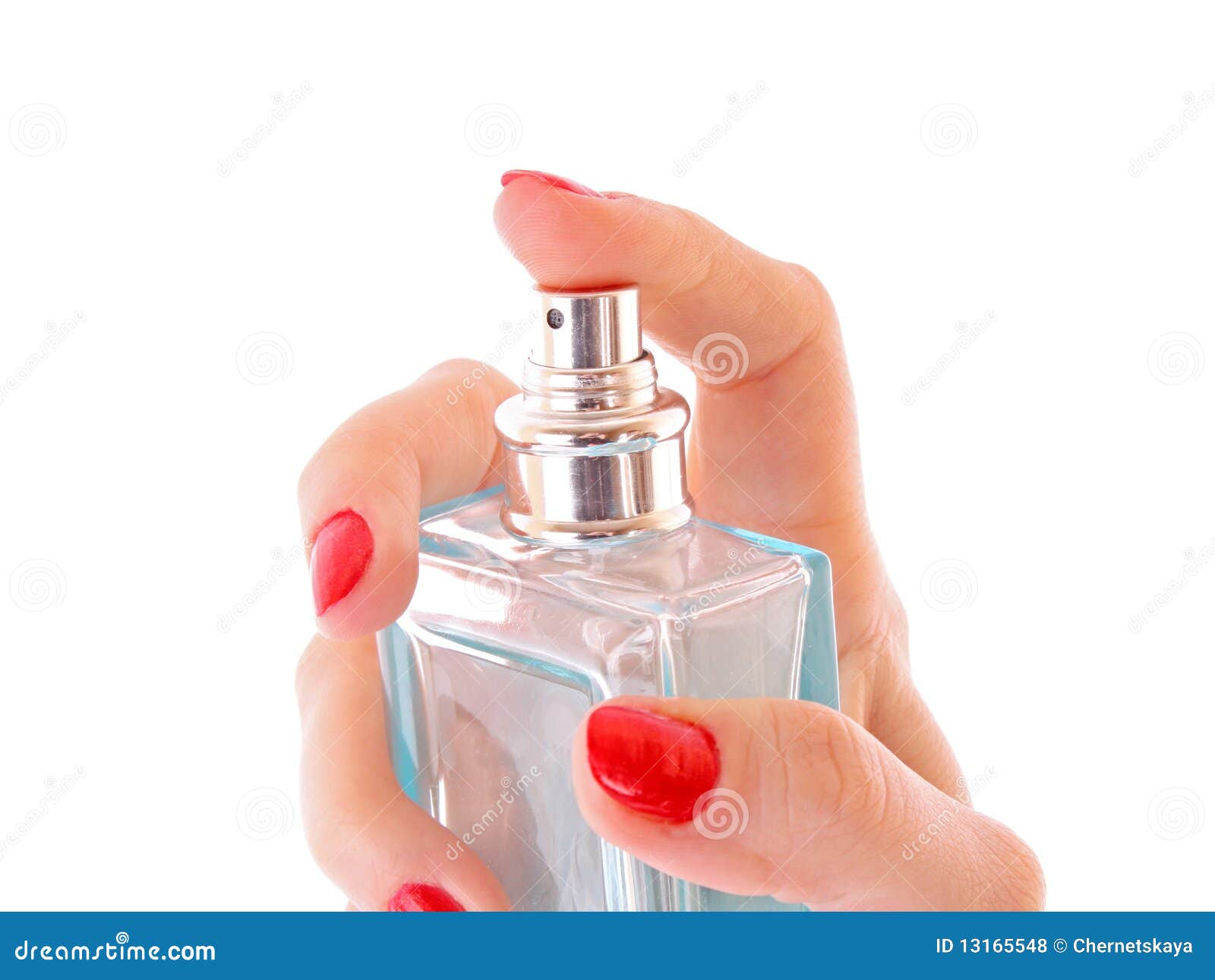 Spraying perfume stock photo. Image of cosmetics, pollution - 13165548