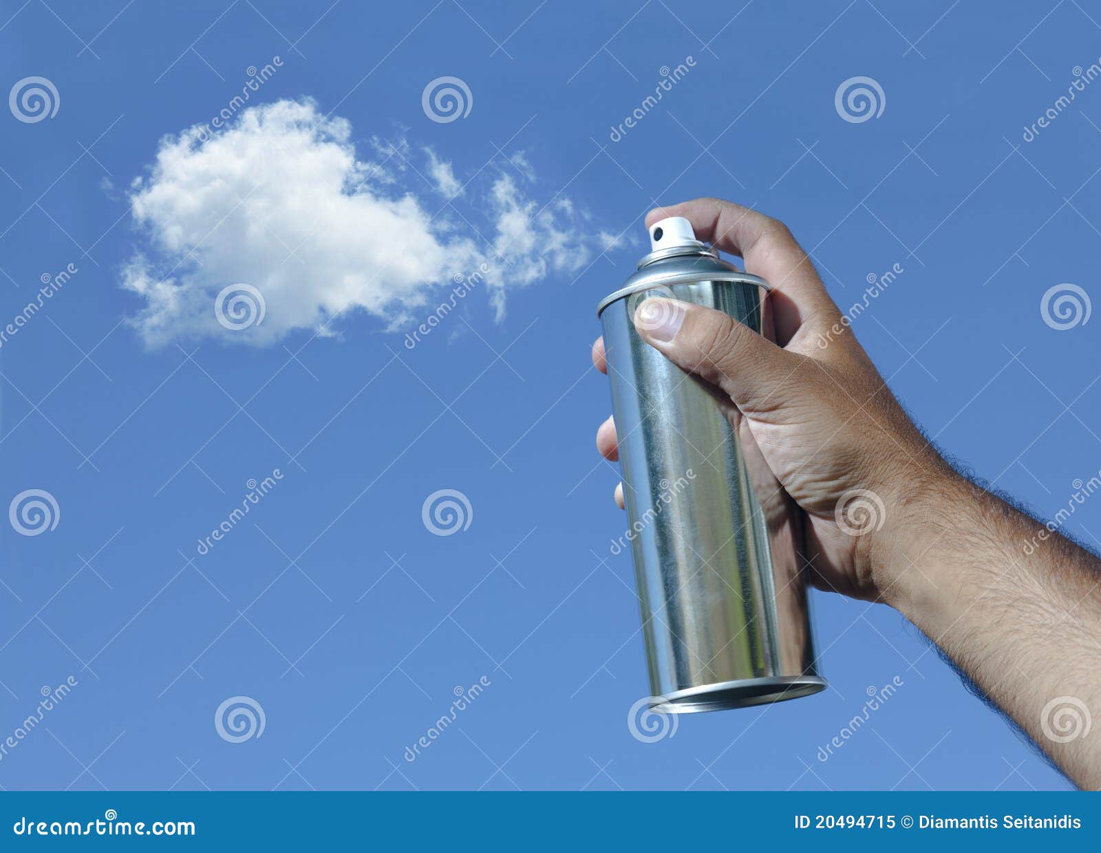 Spraying the sky stock image. Image of metal, surreal - 20494715