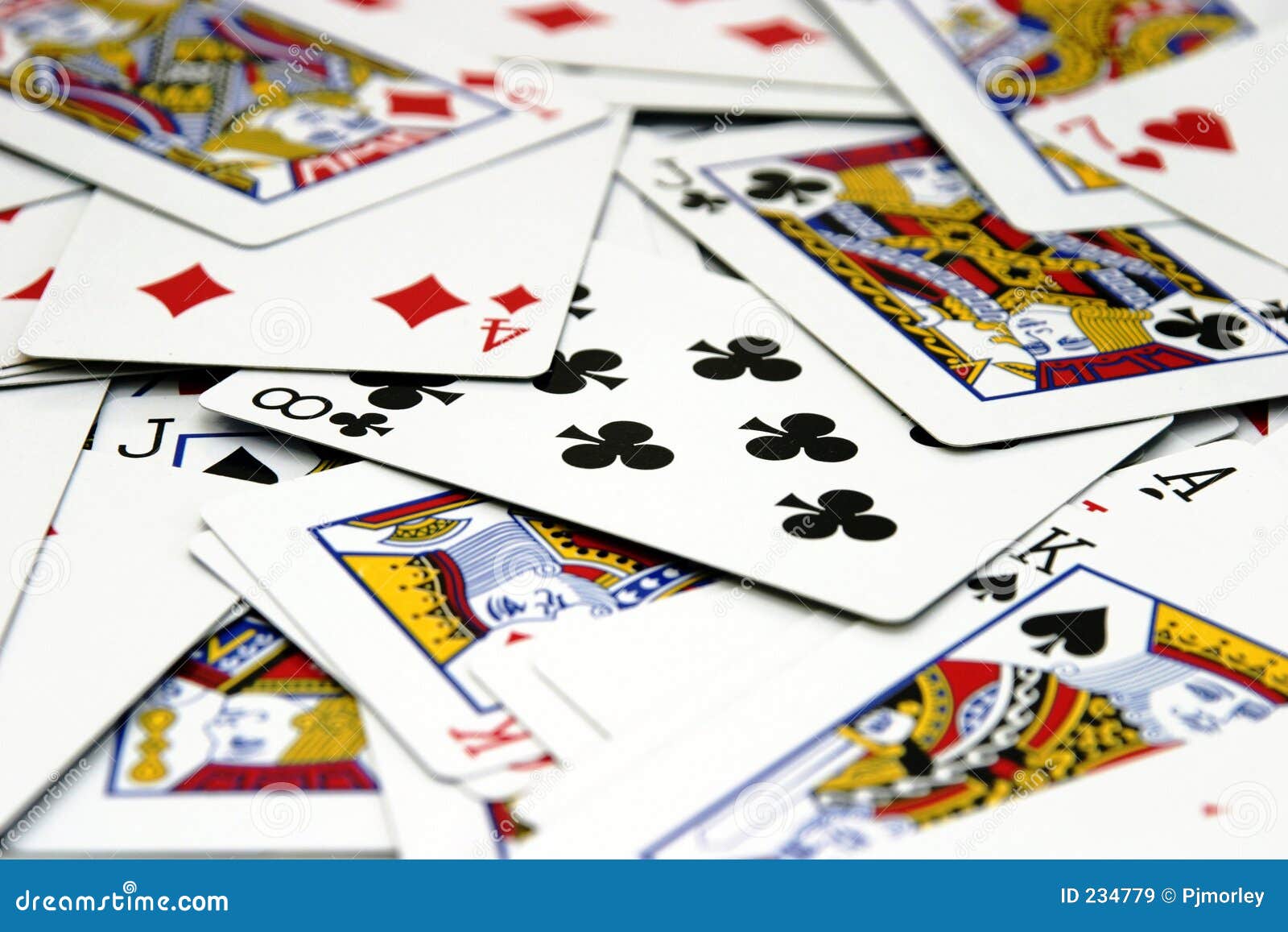 Spread of Cards stock image. Image of heart, hearts, playing - 234779