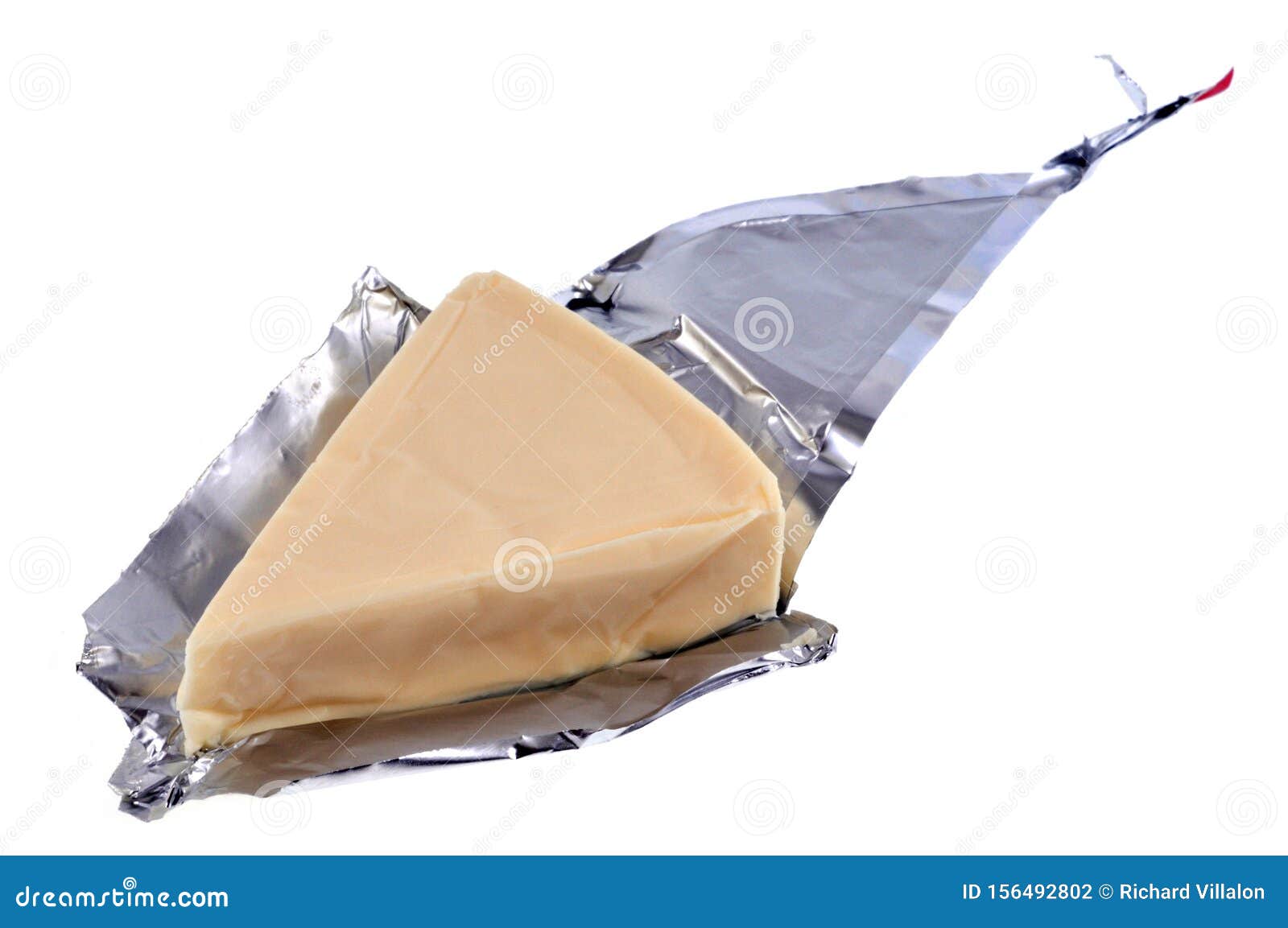 Spread Cheese on a White Background Stock Photo - Image of packaging ...