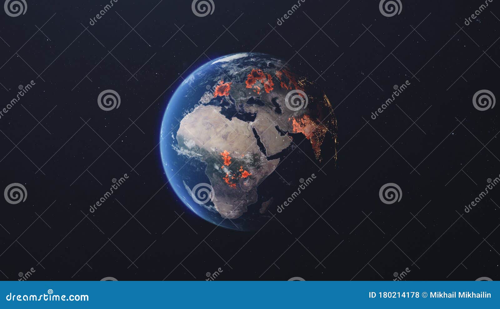 The Spread of Chinese Coronavirus COVID-19 Throughout the Planet. Stock ...