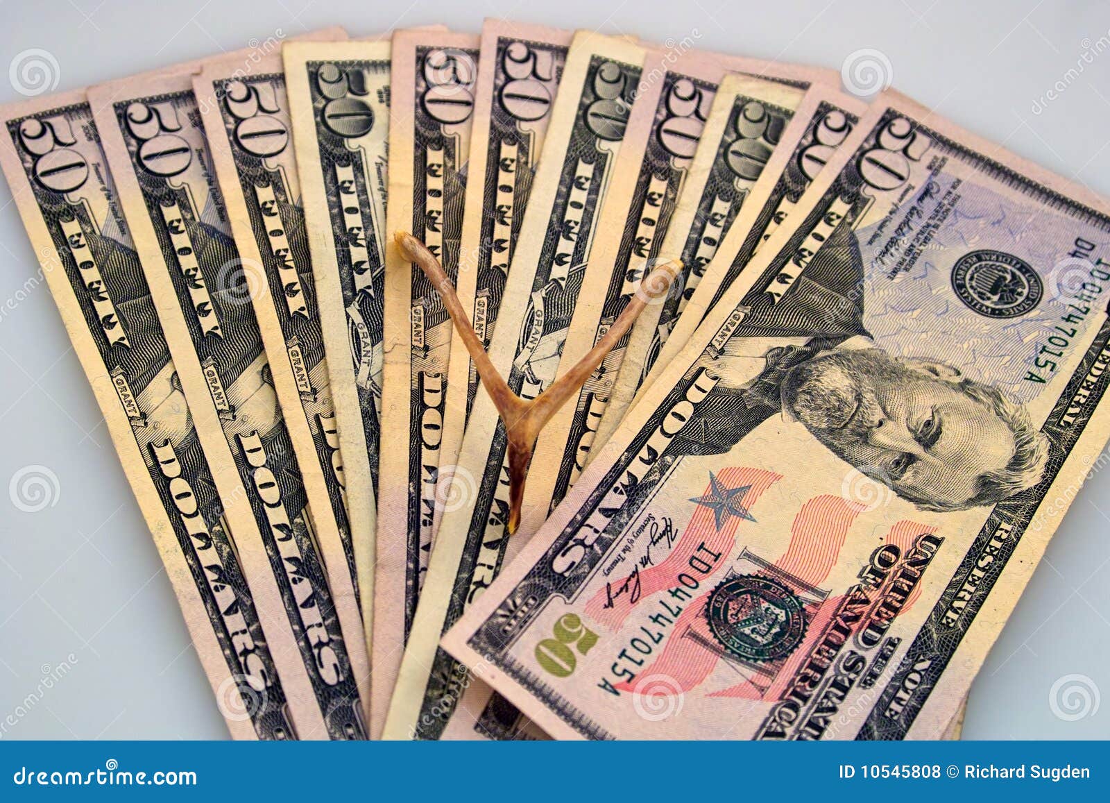 A Spread of Money stock photo. Image of spread, wishbone - 10545808