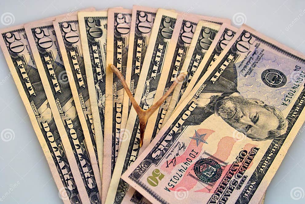 A Spread of Money stock photo. Image of spread, wishbone - 10545808
