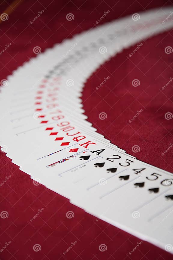 Spread out deck of cards stock photo. Image of vegas, holdem - 7022982