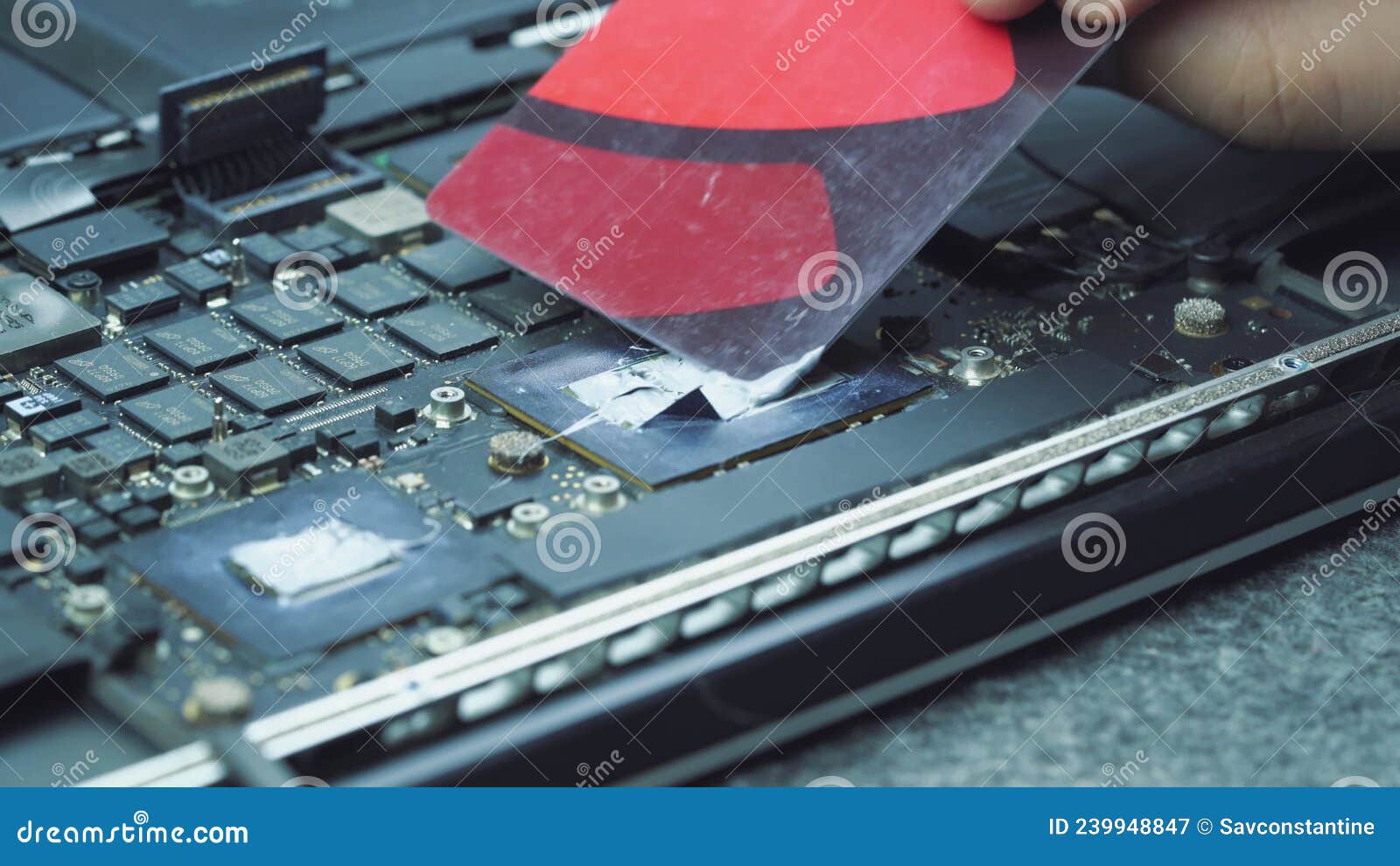 Spread of thermal paste stock video. Video of dusty - 239948847