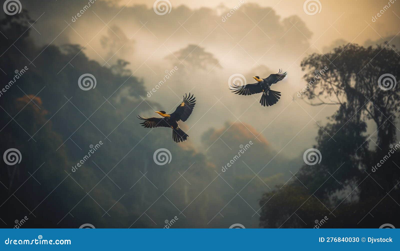 Spread Wings of Hawk in Mid Air Motion Generated by AI Stock Photo ...
