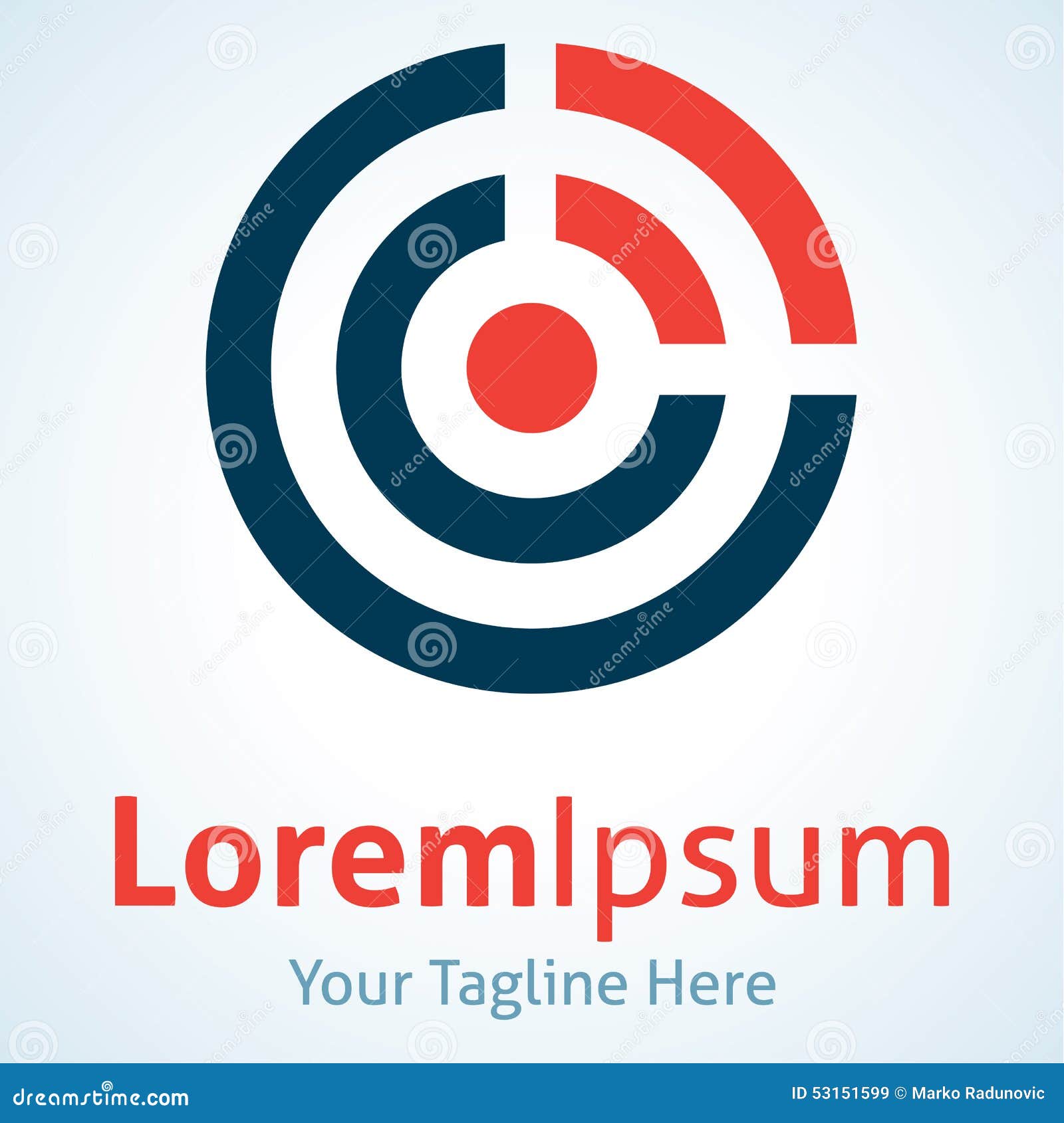 Spread Your Influence Wave Oscillation Pattern Logo Icon Stock ...