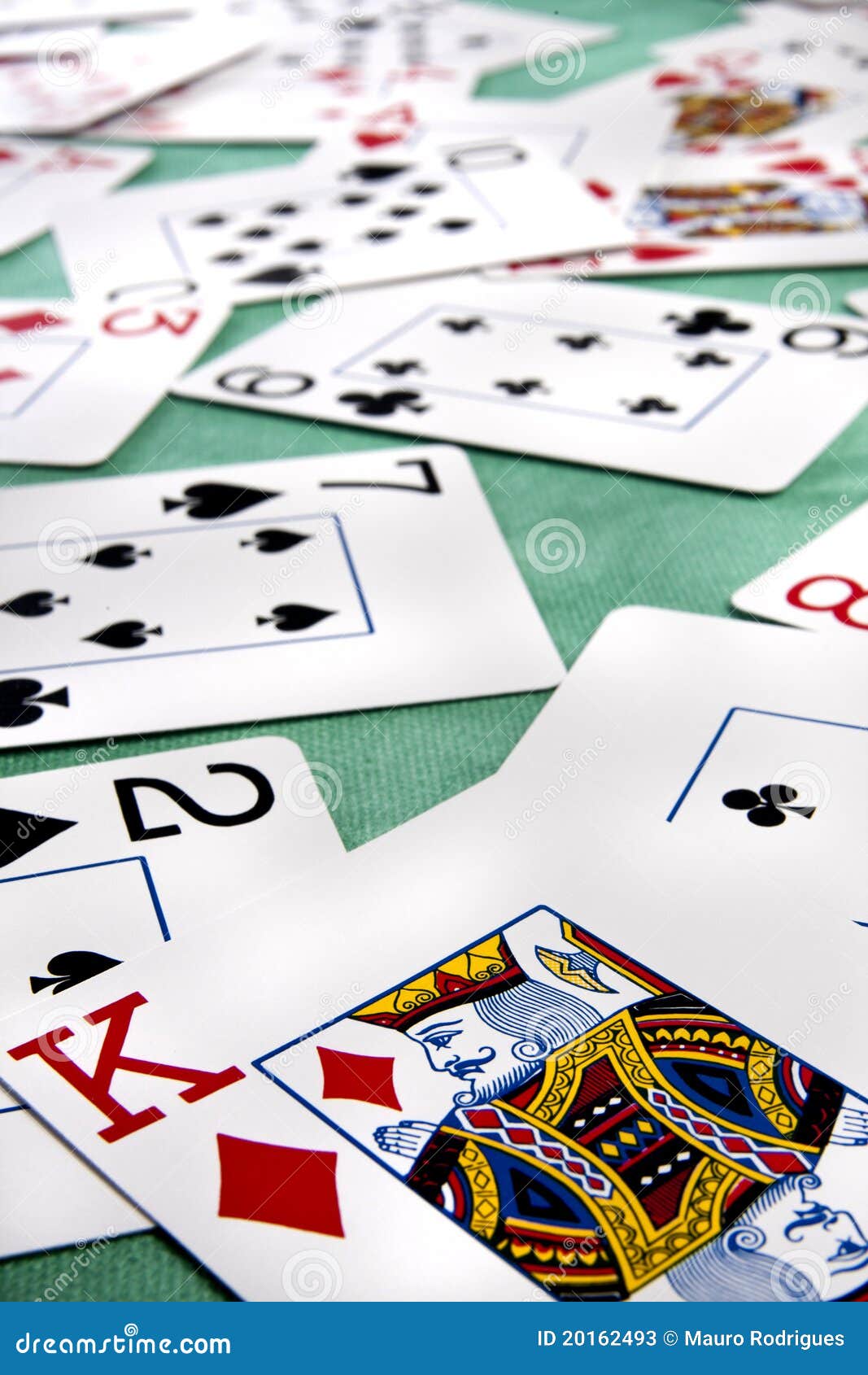 Spreading of cards stock image. Image of play, gamble - 20162493