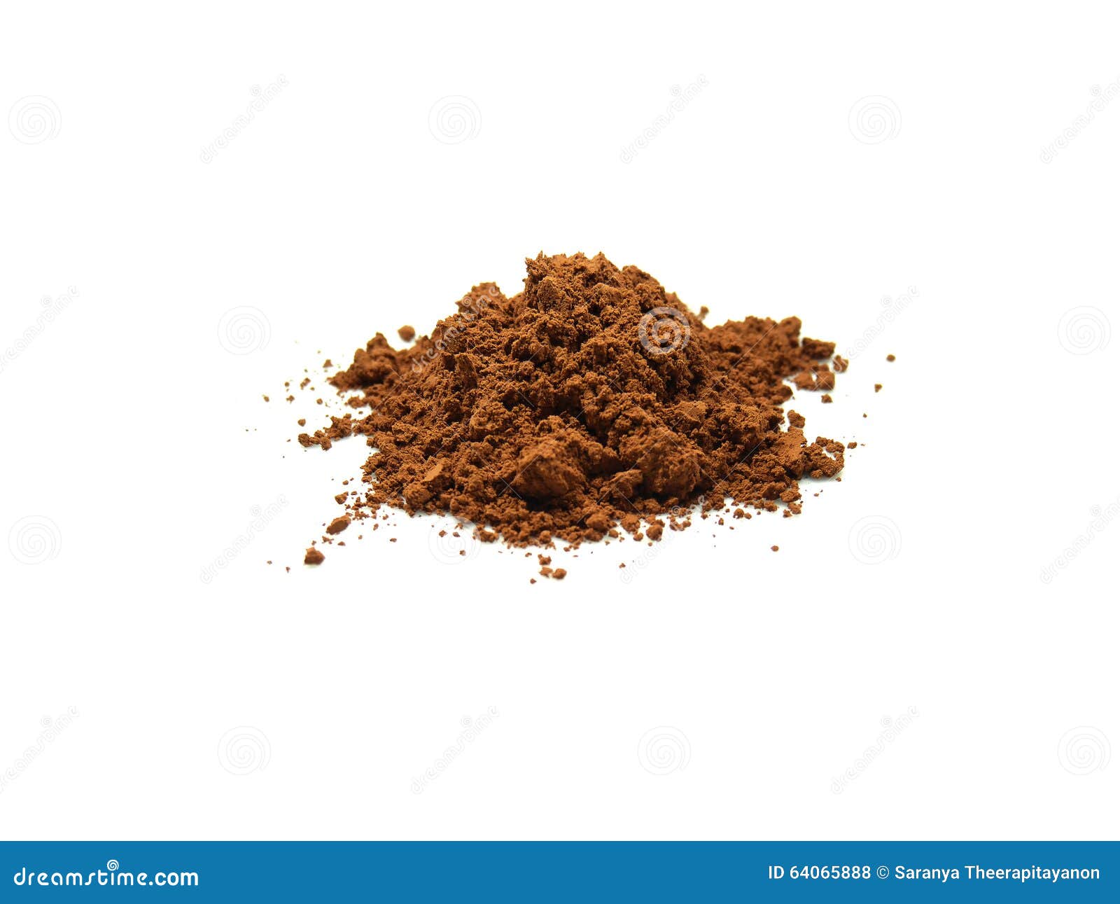 Spreading cocoa powder stock photo. Image of cocoa, delicious - 64065888