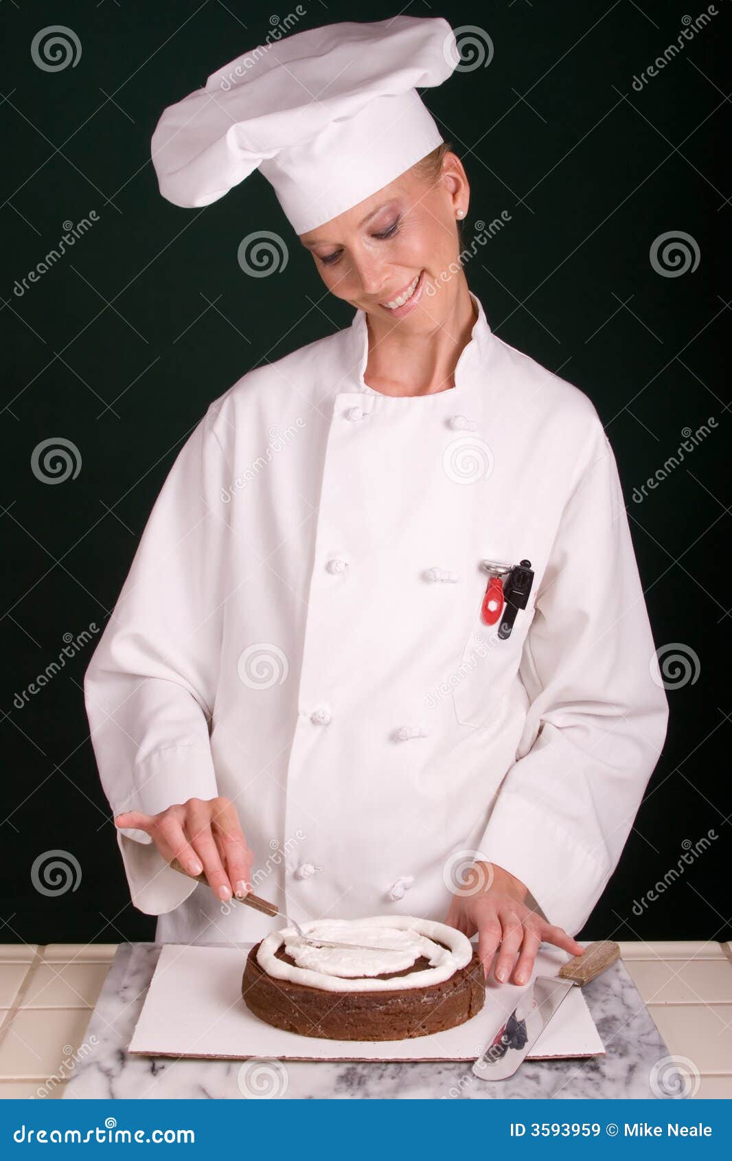 Spreading Filling stock image. Image of utensil, pastry - 3593959