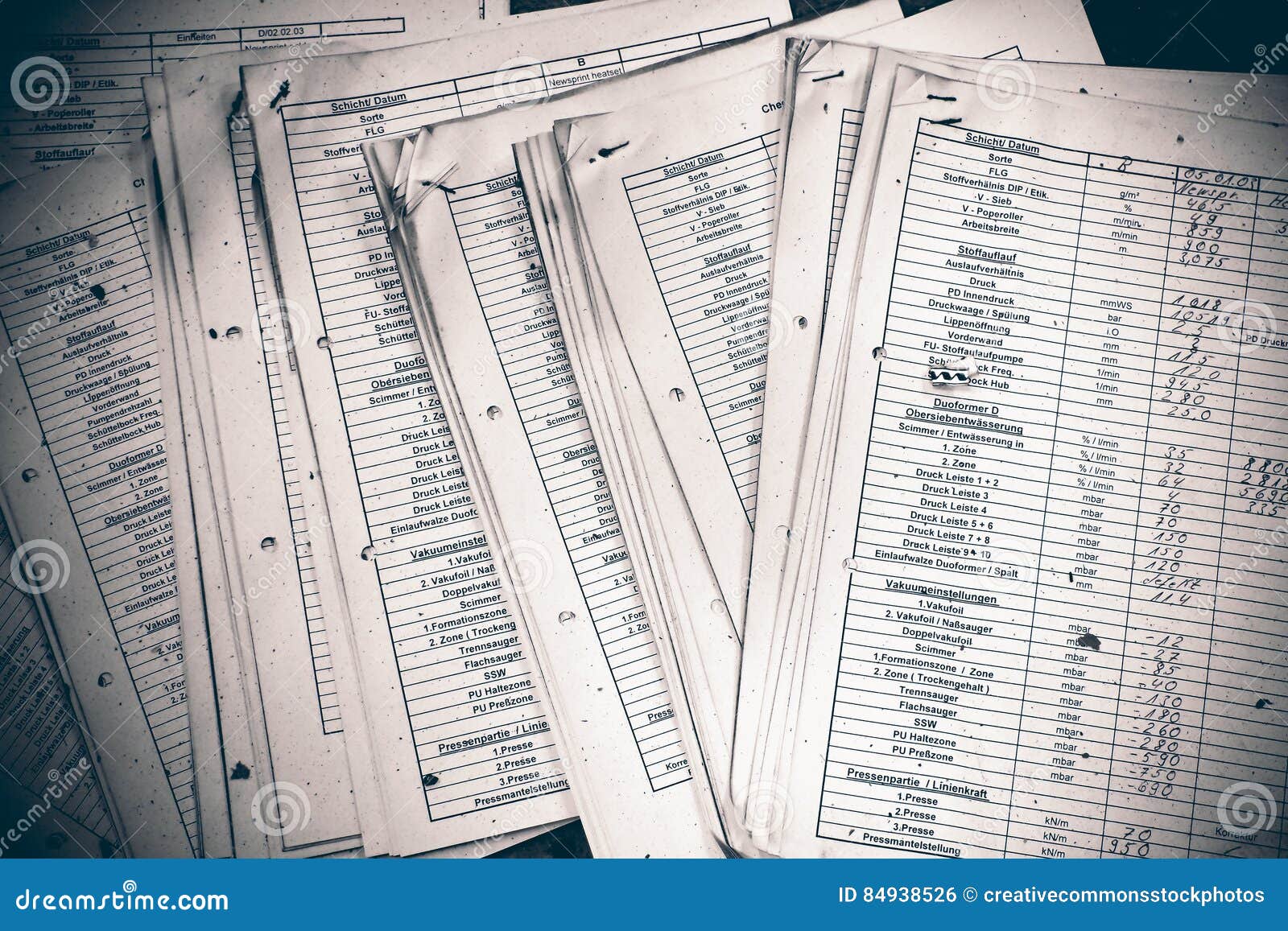 Spreading Financial Accounting Documents Picture. Image: 84938526