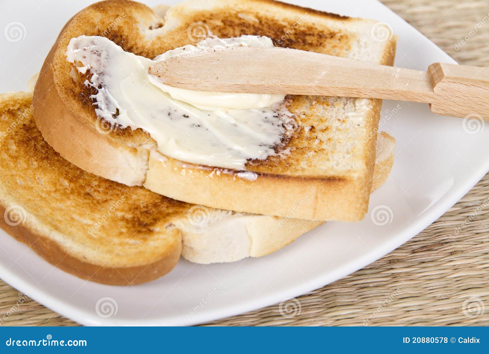 Spreading toasts stock photo. Image of piece, grain, cook - 20880578