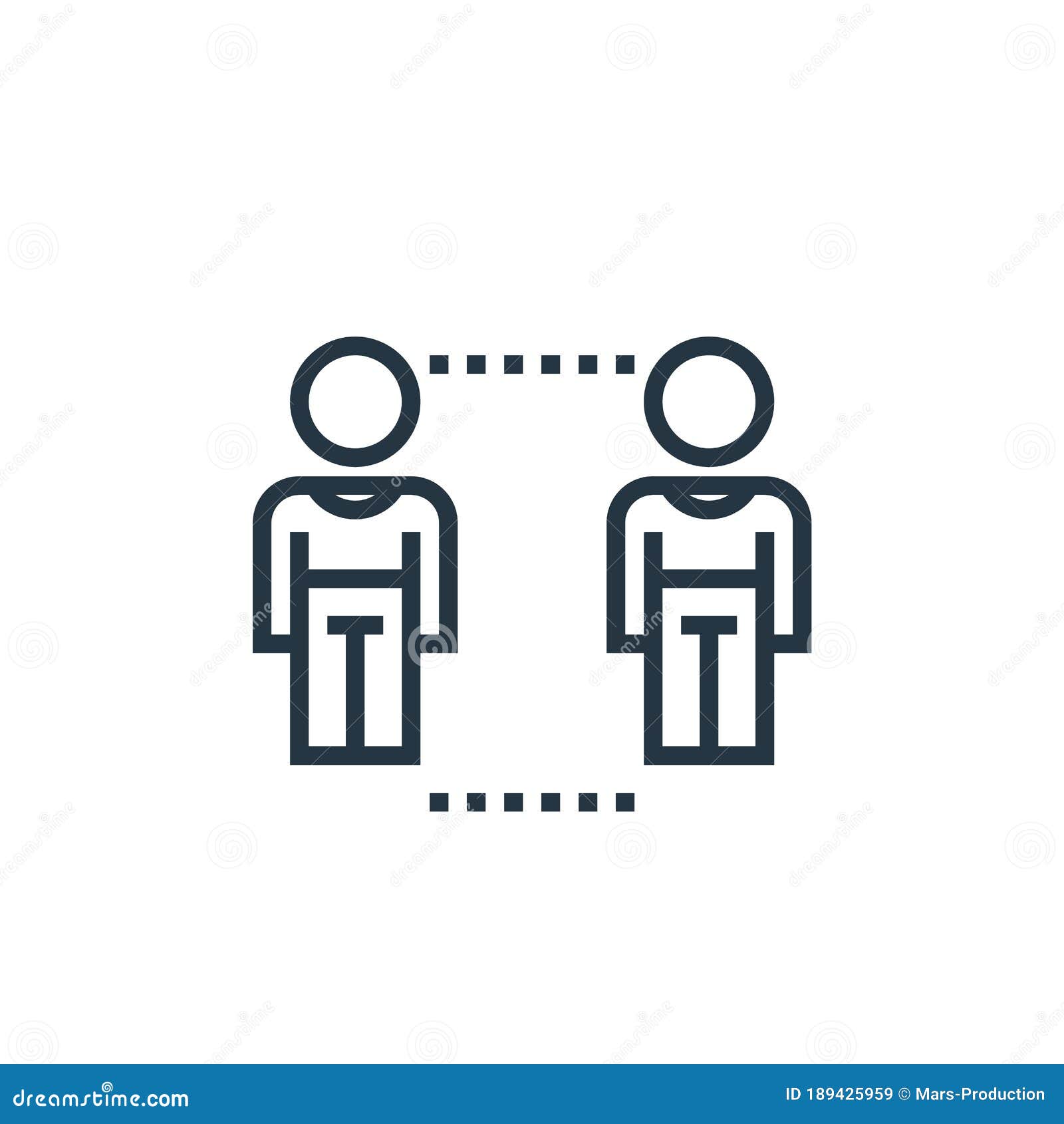 Spreading Vector Icon Isolated on White Background. Outline, Thin Line ...