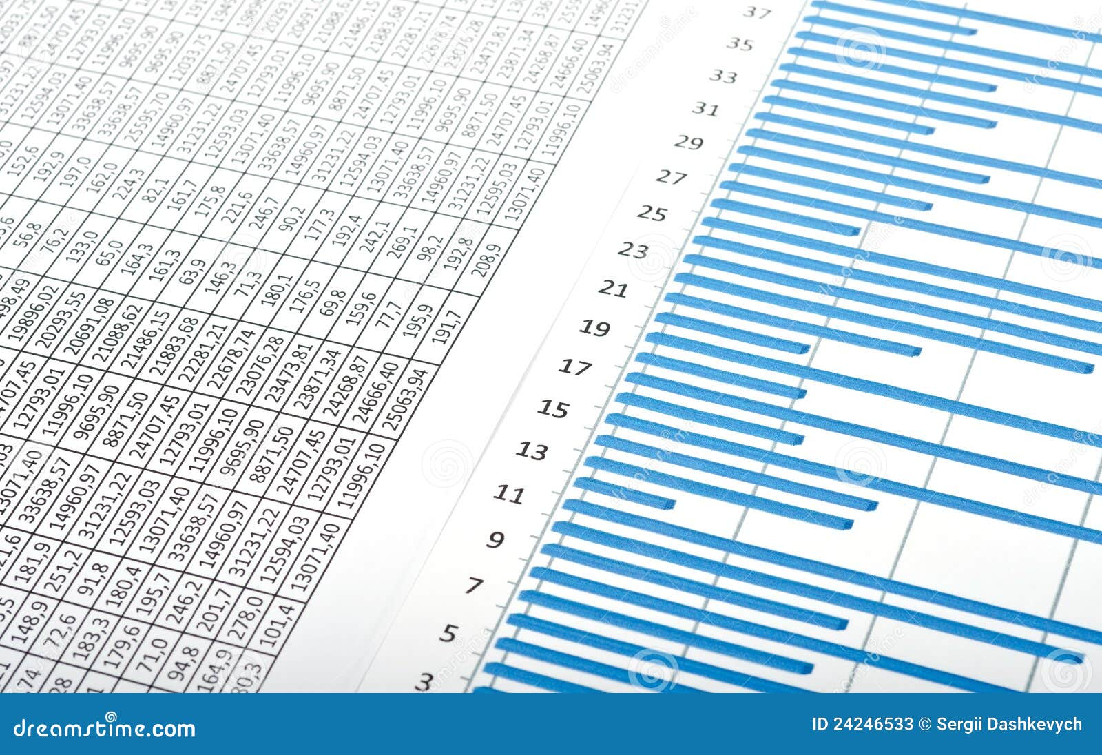 Spreadsheet stock image. Image of diagram, advice, growth - 24246533